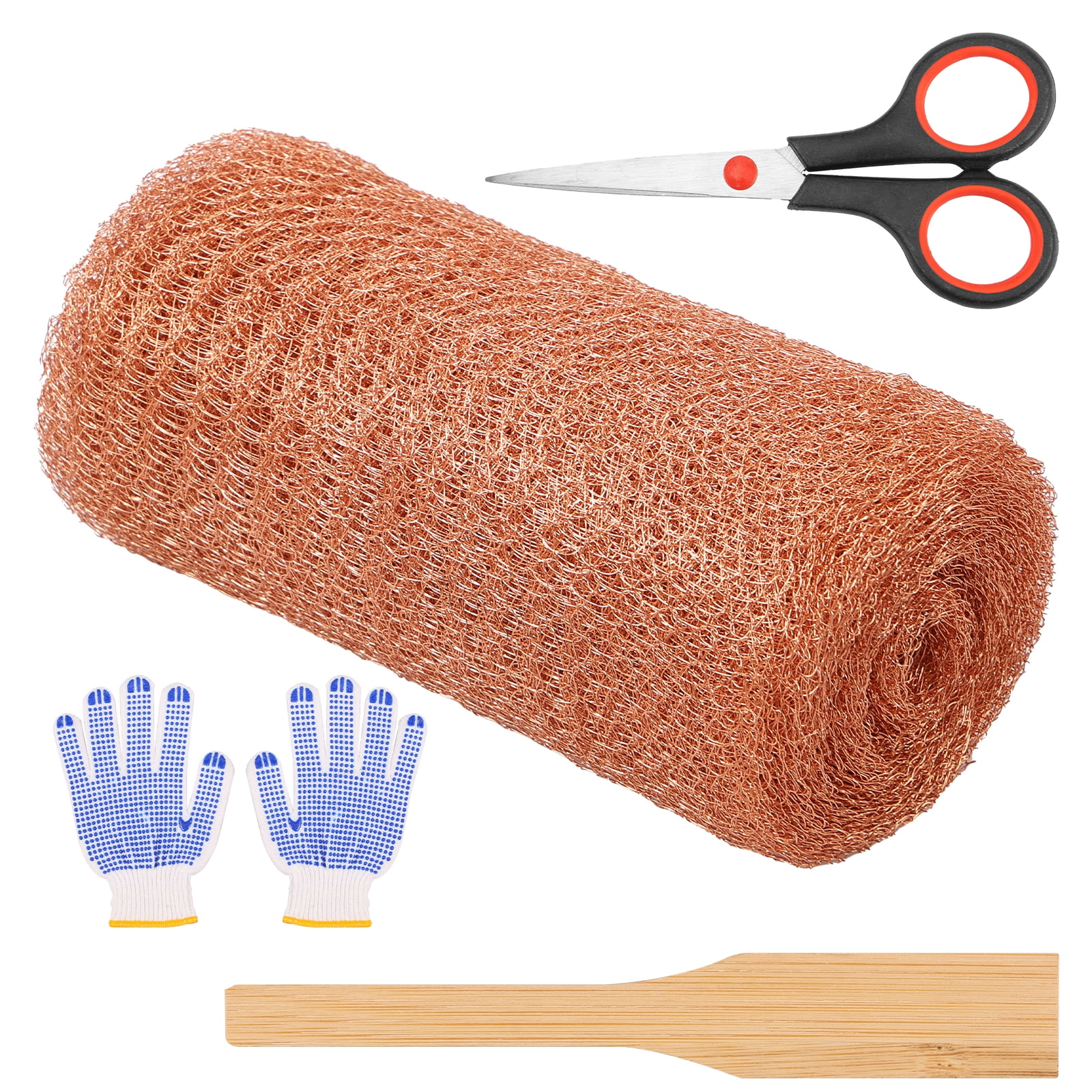 Ikoopy Copper Mesh Roll Kit 19.69 FT Reusable Copper Mesh Mice Control ...