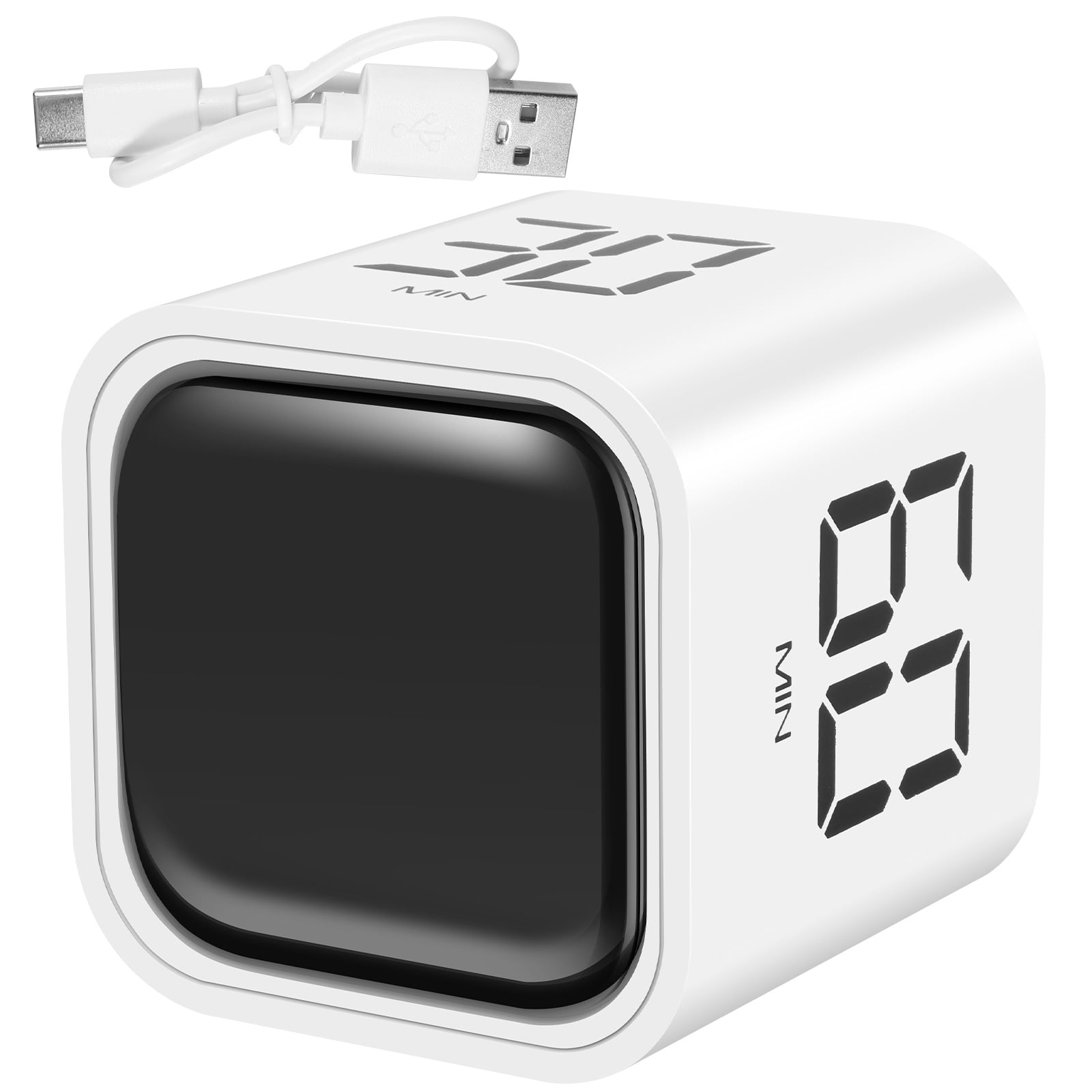 Ikoopy Cube Timer 500mah Rechargeable Rotation Timer Compact Time