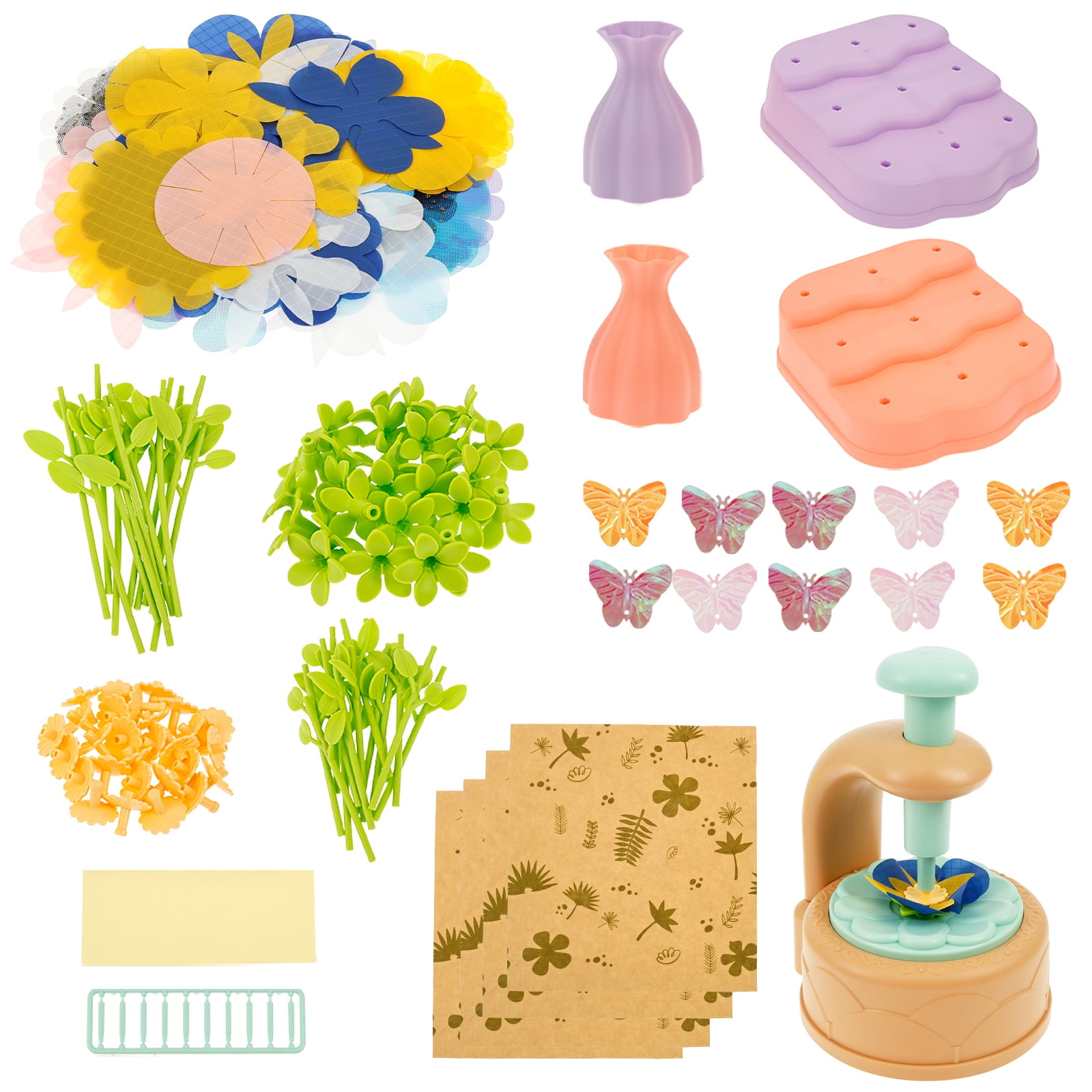 Ikoopy DIY Flower Press Free to Match Flower Bouquet Handcraft Toy for ...