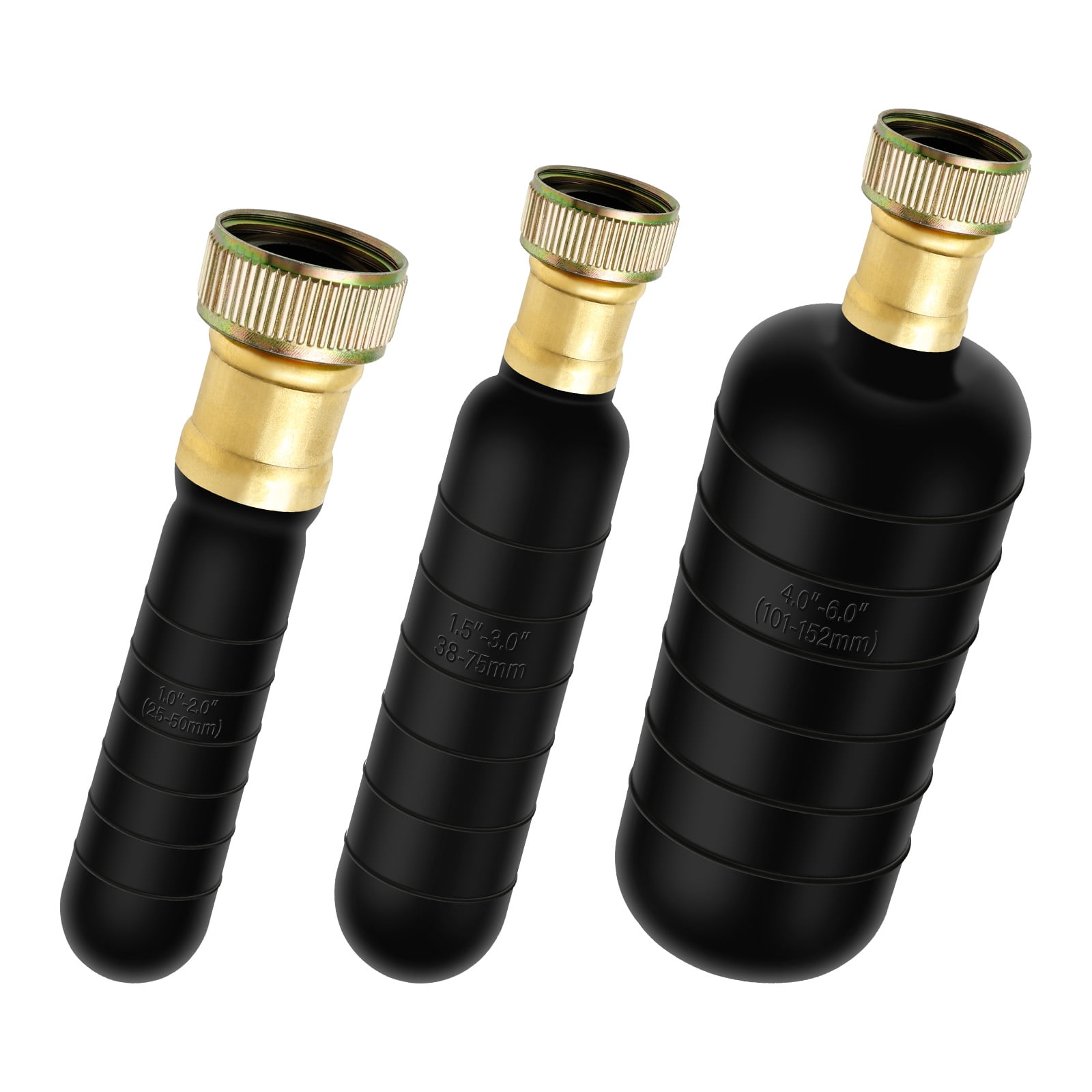 Ikoopy Drain Cleaning Bladder Kit Rubber Drain Bladder Unclogger for 1 ...