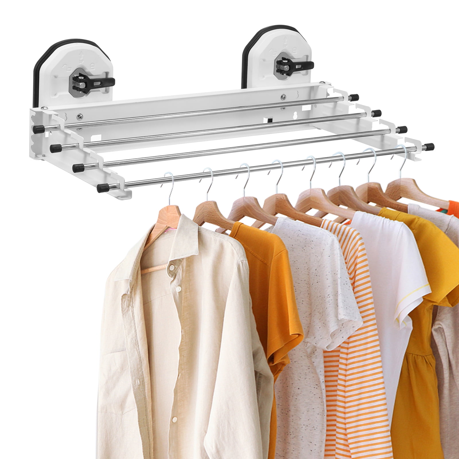 Ikoopy Drying Hanger Vacuum Suction Cup 30 kg Load Capacity Collapsible ...