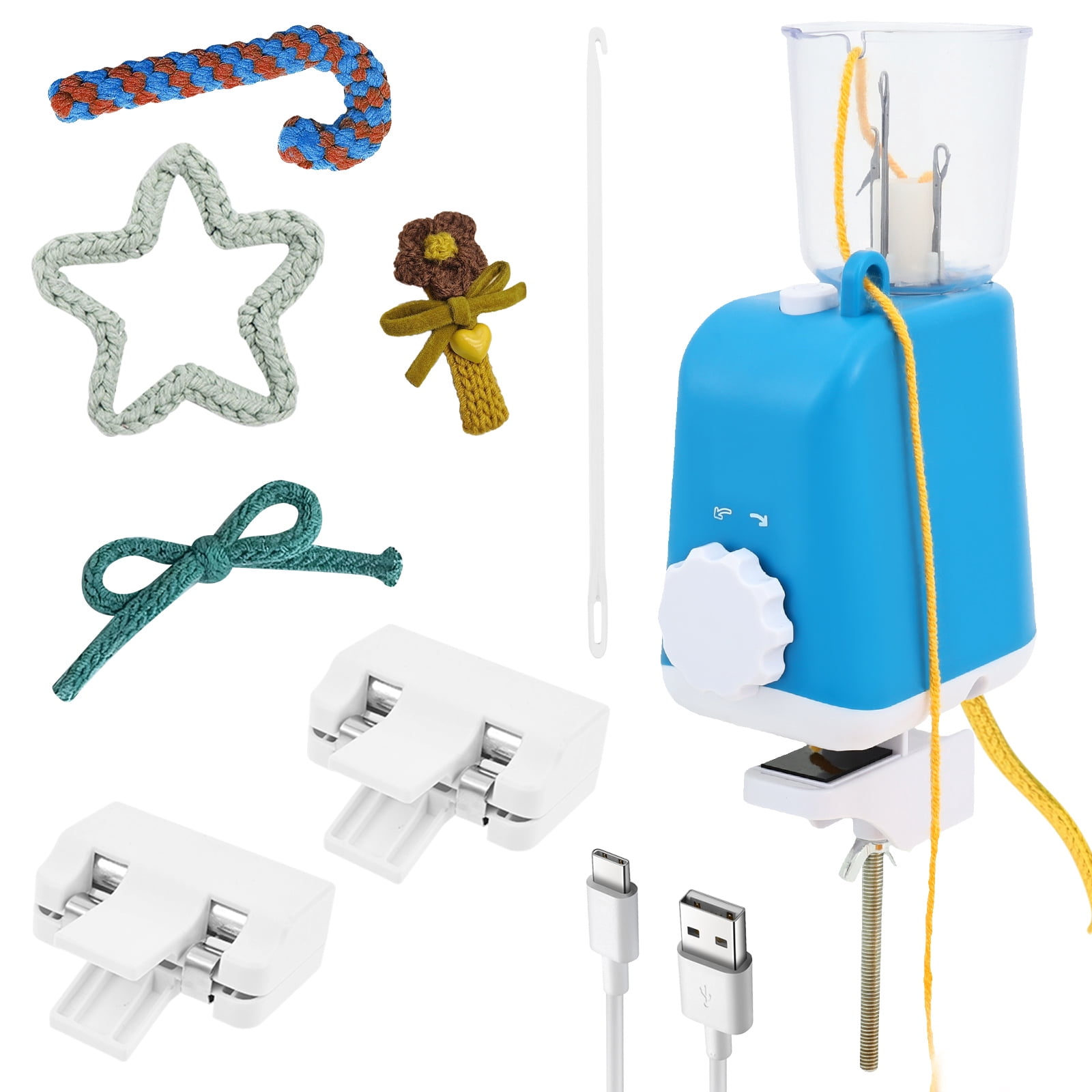 Ikoopy Electric I Cord Knitting Machine Efficient Automatic Knitting ...