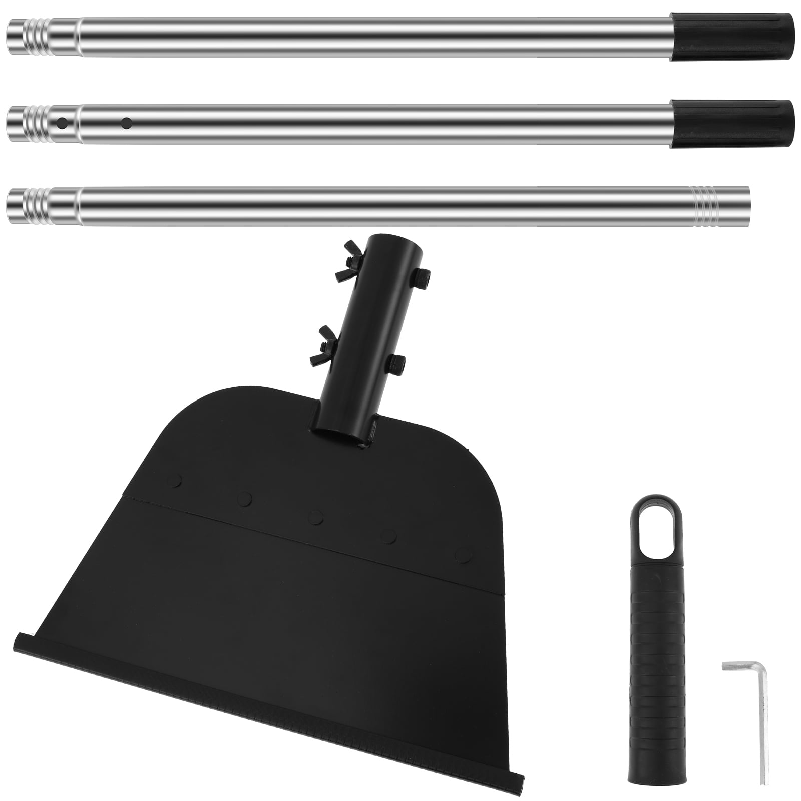 Ikoopy Flat Snow Shovel Stainless Steel Garden Cleaning Scraper ...
