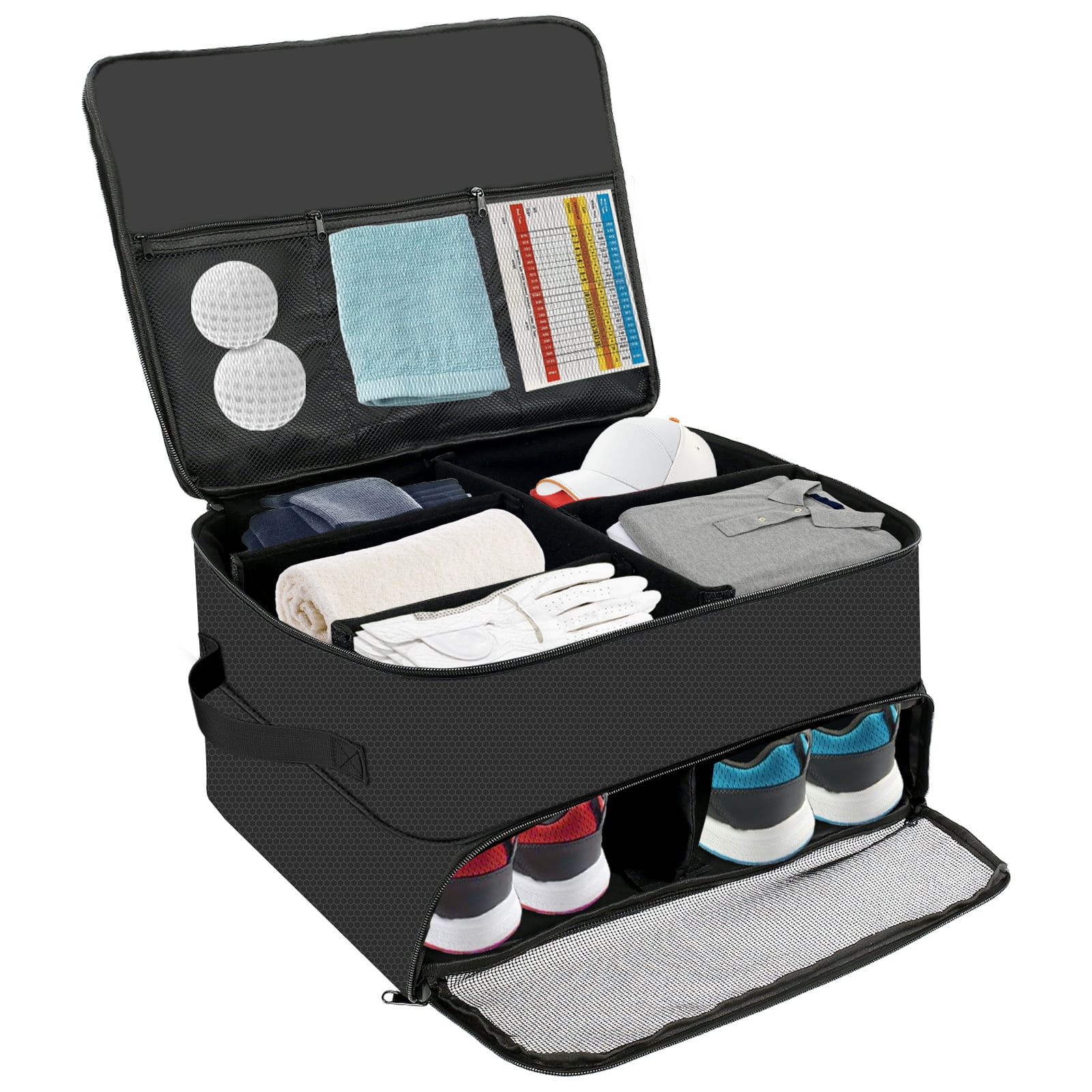 Ikoopy Golf Trunk Organizer with Separate Compartment Easy to Clean ...