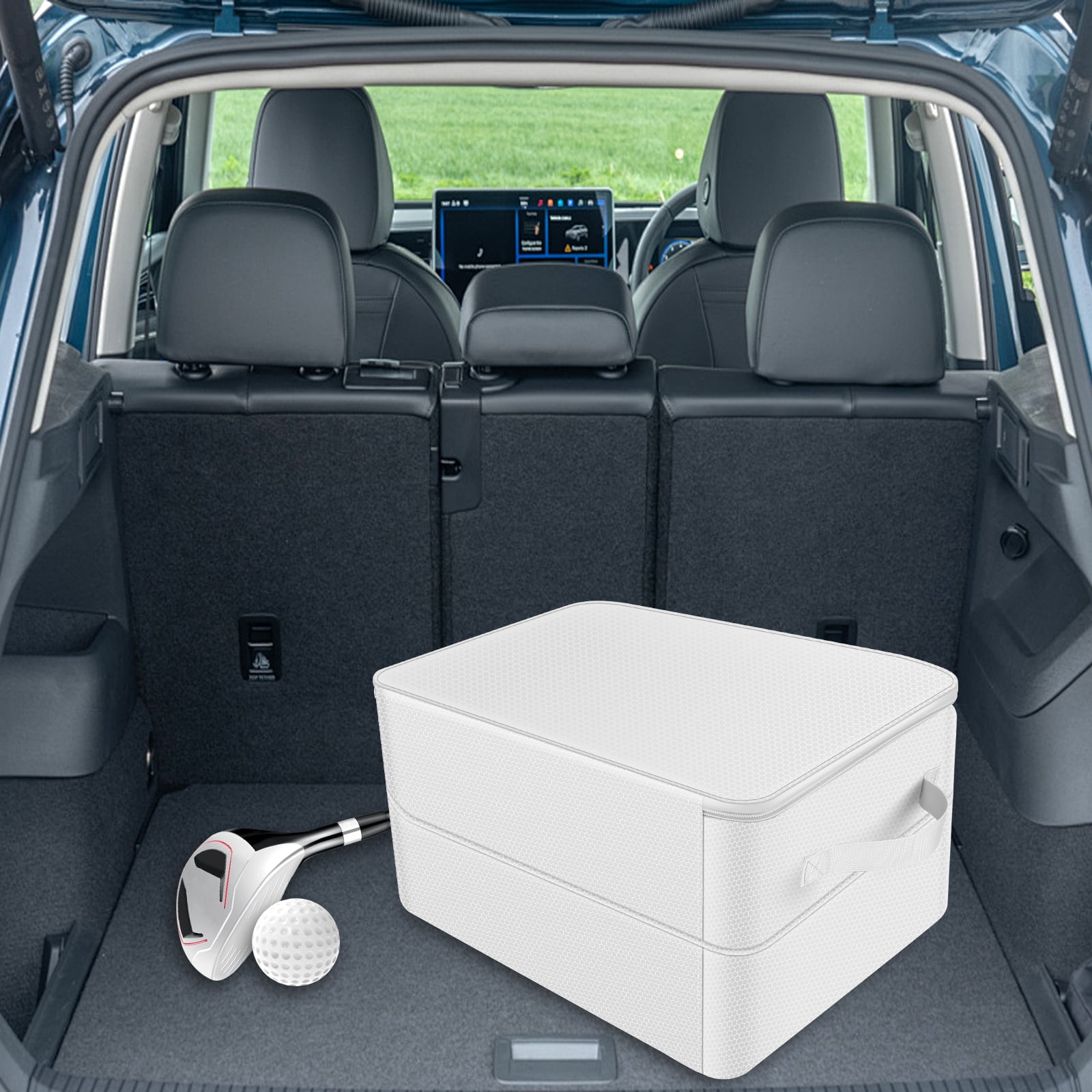 Ikoopy Golf Trunk Organizer with Separate Compartment Easy to Clean ...