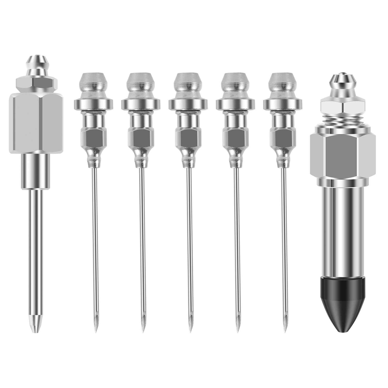 Ikoopy Grease Needle Accessory Set Solid Machinery Grease Nozzles Anti ...