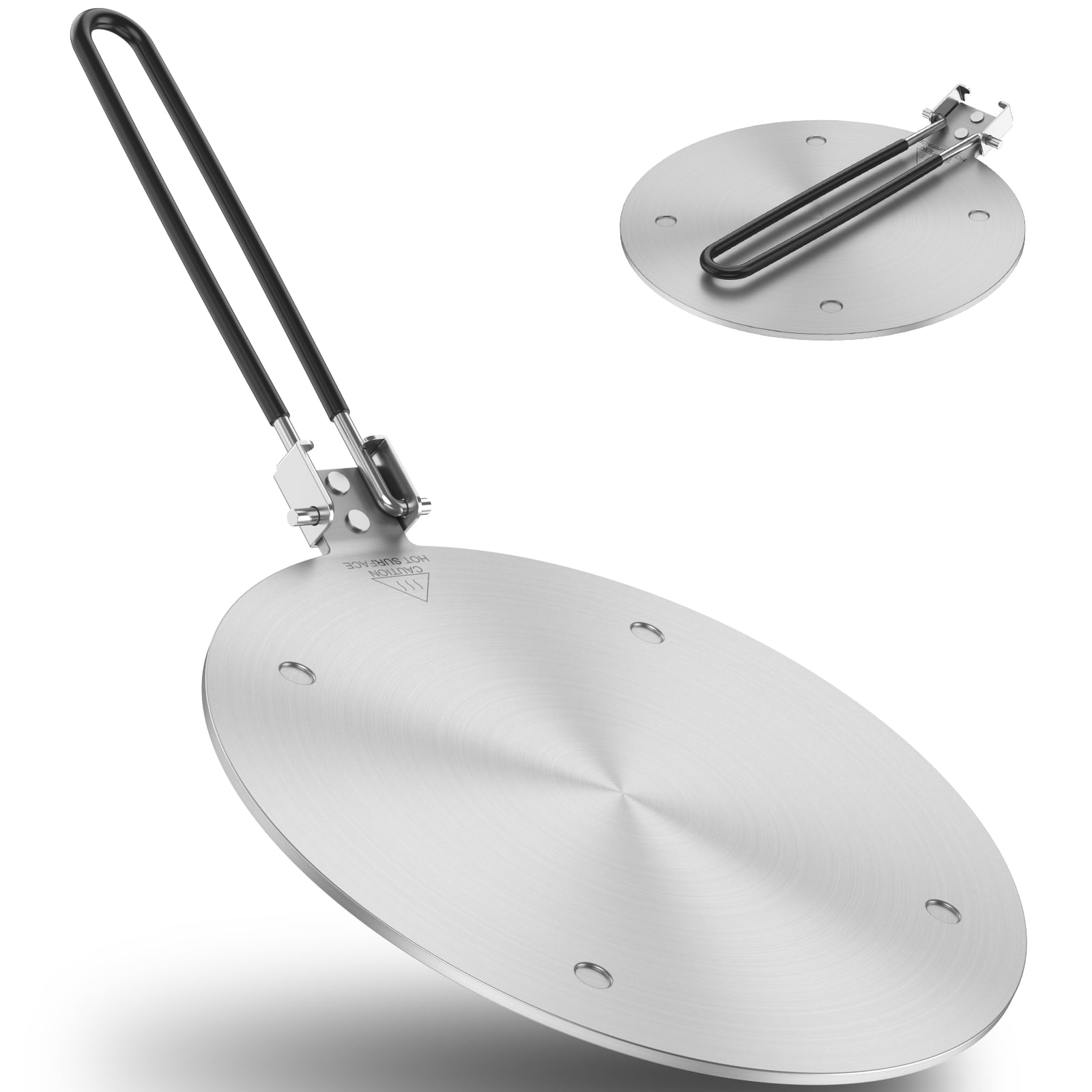 Ikoopy Heat Diffuser Plate 20/24cm Stainless Steel Induction Plate ...