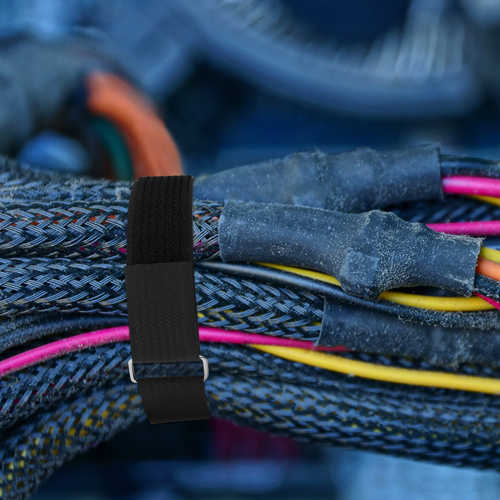 Ikoopy Hook and Loop Tape Nylon Fastening Cable Straps Freely Cuttable ...