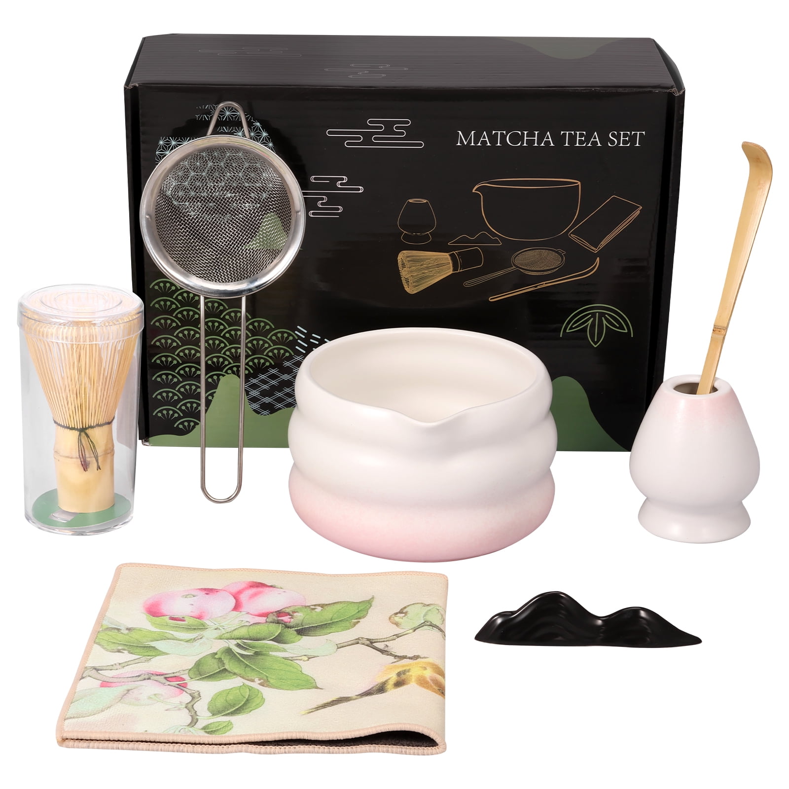 Ikoopy Japanese Matcha Tea Set Easy to Use Elegant Green Matcha Kit ...