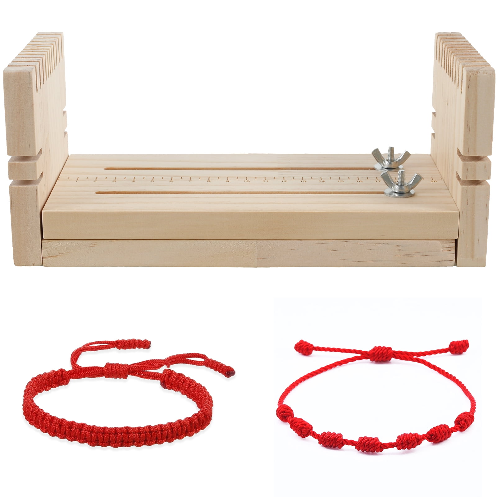 Ikoopy Jig Bracelet Maker Adjustable Length Wood Bracelet Jig DIY Hand ...