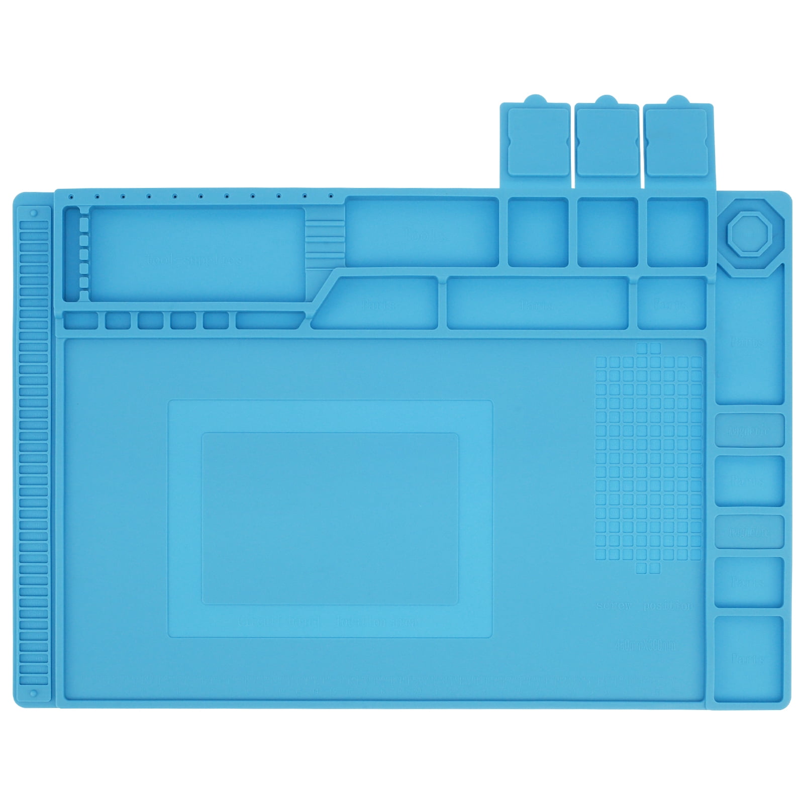 Ikoopy Large Soldering Mat 17.7inch Heat Resistant Silicone Repair Mat ...