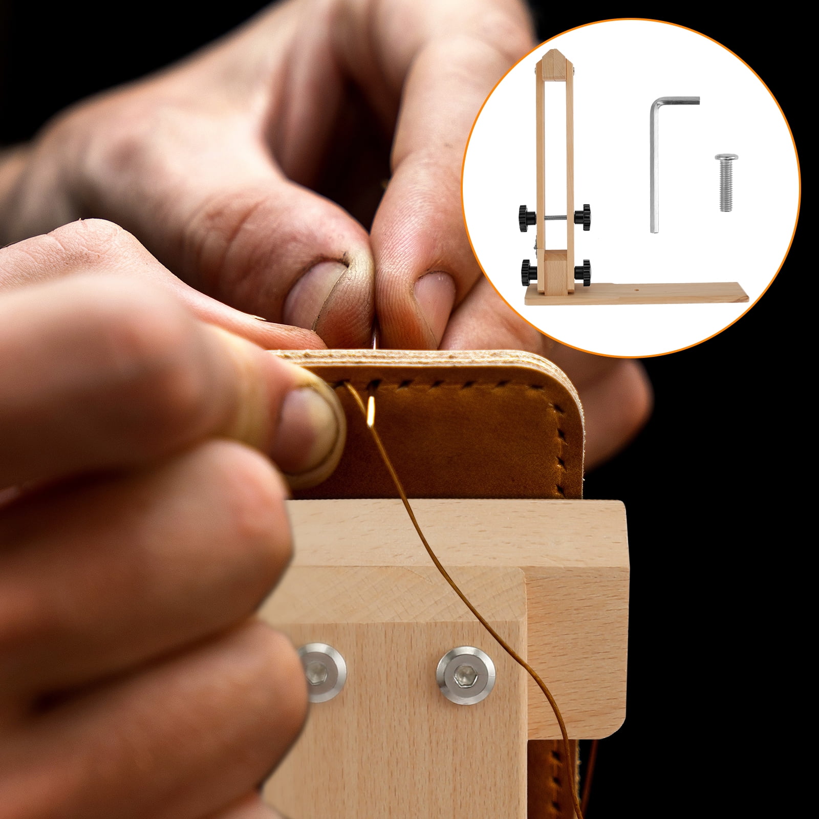 Ikoopy Leather Stitching Pony 180 Rotation Leather Sewing Clamp ...