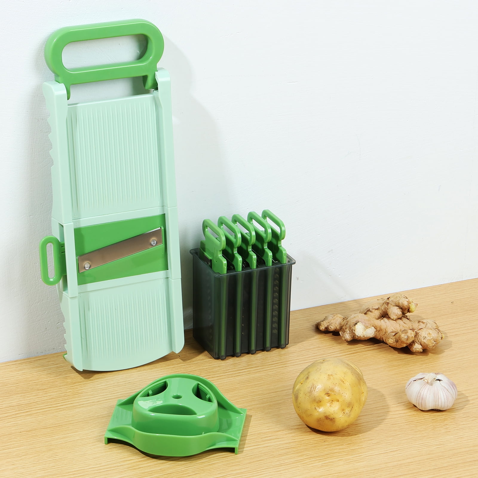 Ikoopy Mandoline Slicer with 6 Blades Multifunctional Mandoline Food ...