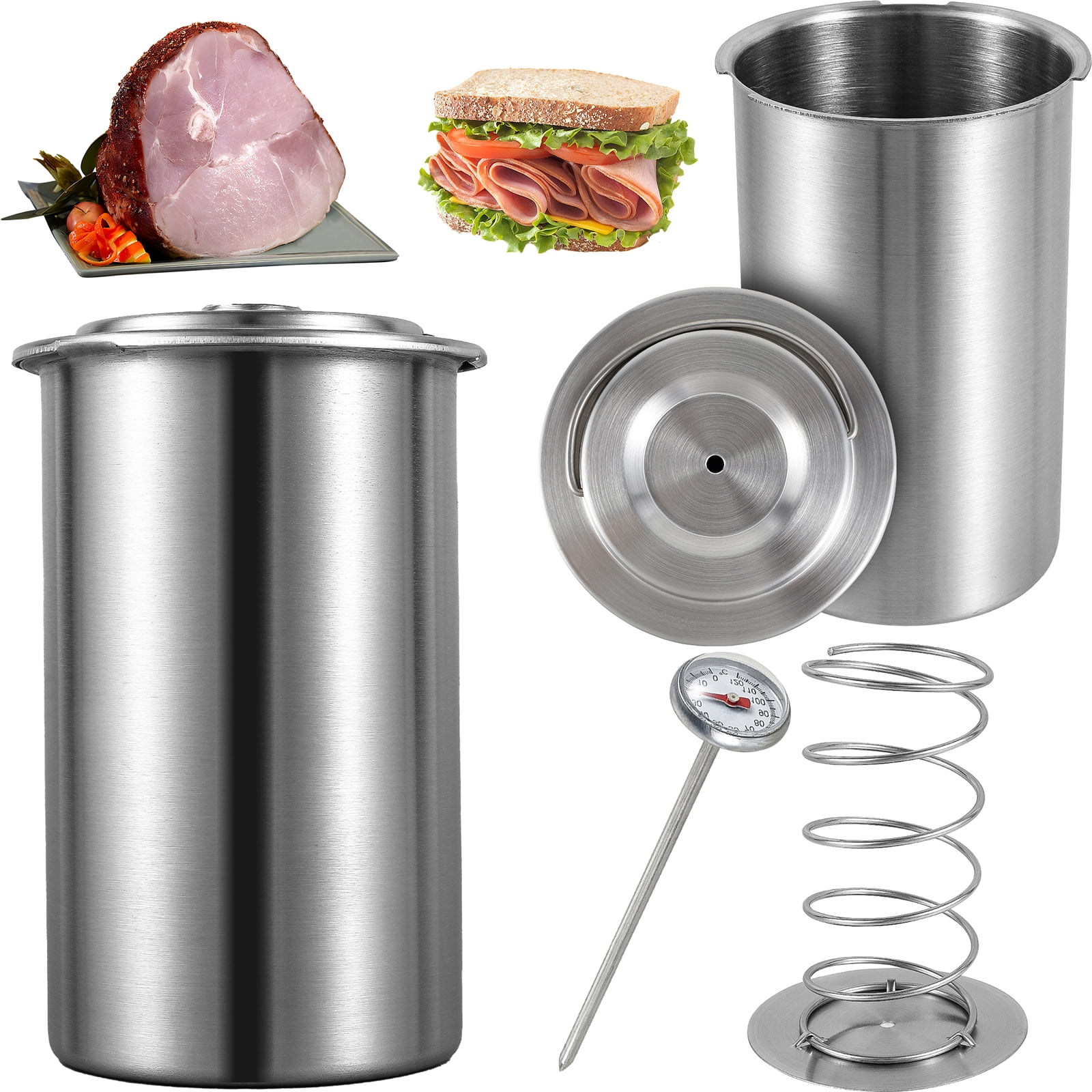 Ikoopy Meat Press Cooker 304 Stainless Steel Ham Press Maker ...
