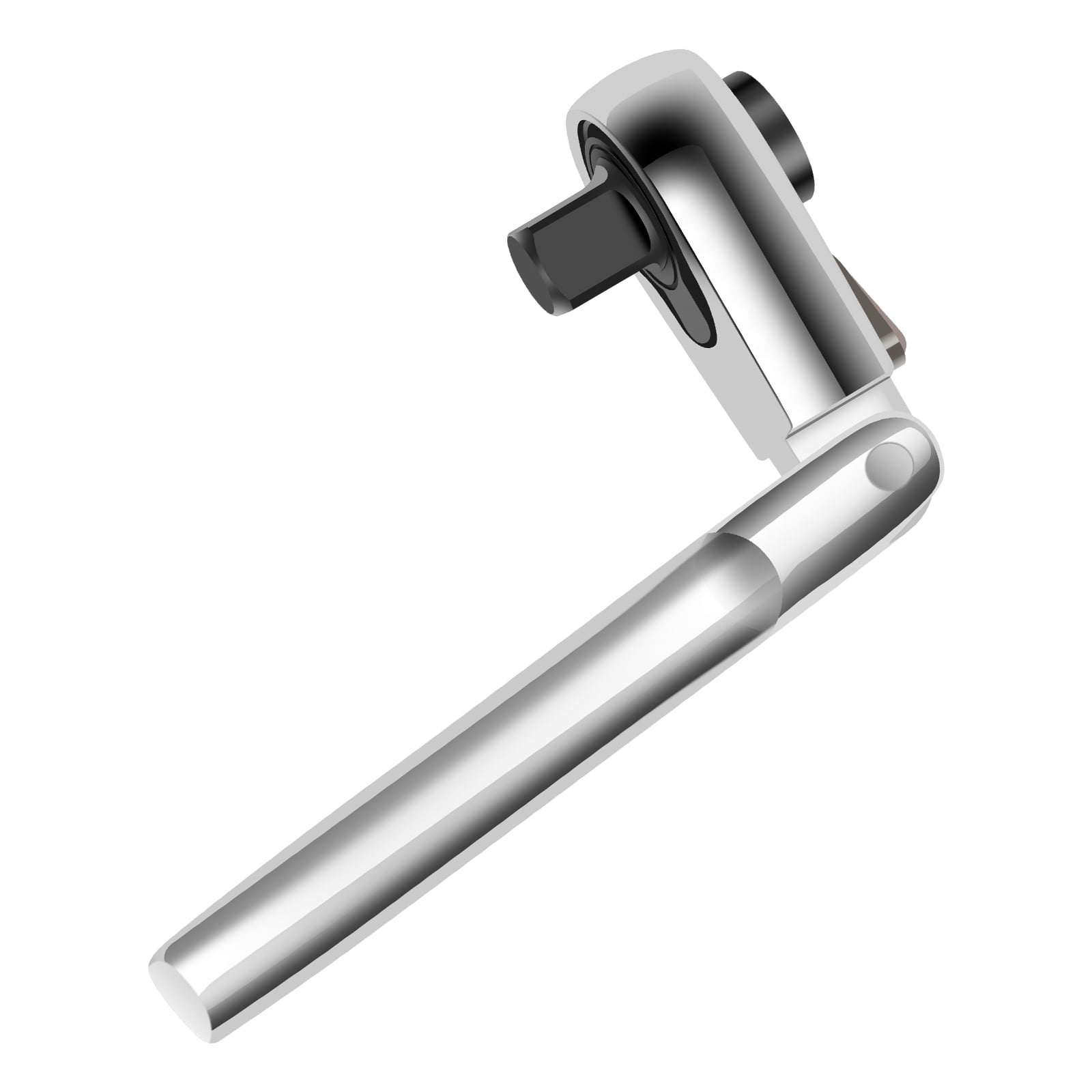 Ikoopy Mini Ratchet Wrench Set Chrome Vanadium Steel Flex Head Ratchet ...