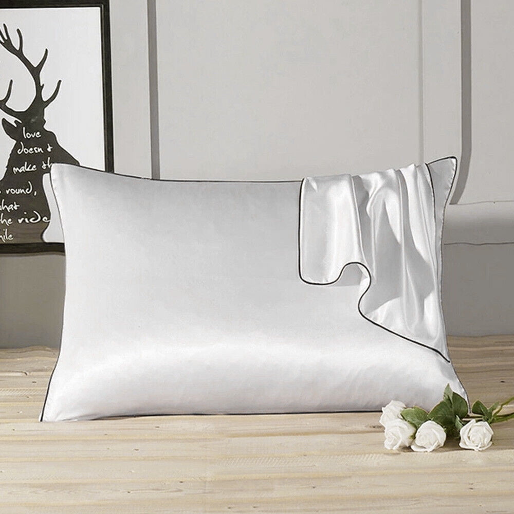 Ikoopy Mulberry Silk Pillowcase Breathable Silk Pillow Cases with ...