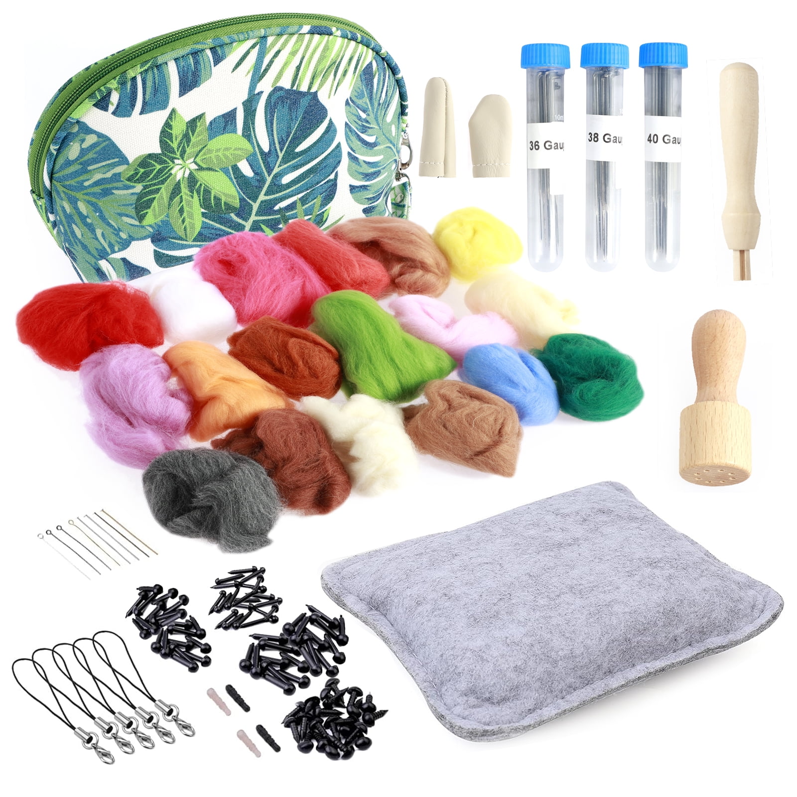 Ikoopy Needle Felting Kit Colorful Needle Felting Starter Kit Complete ...