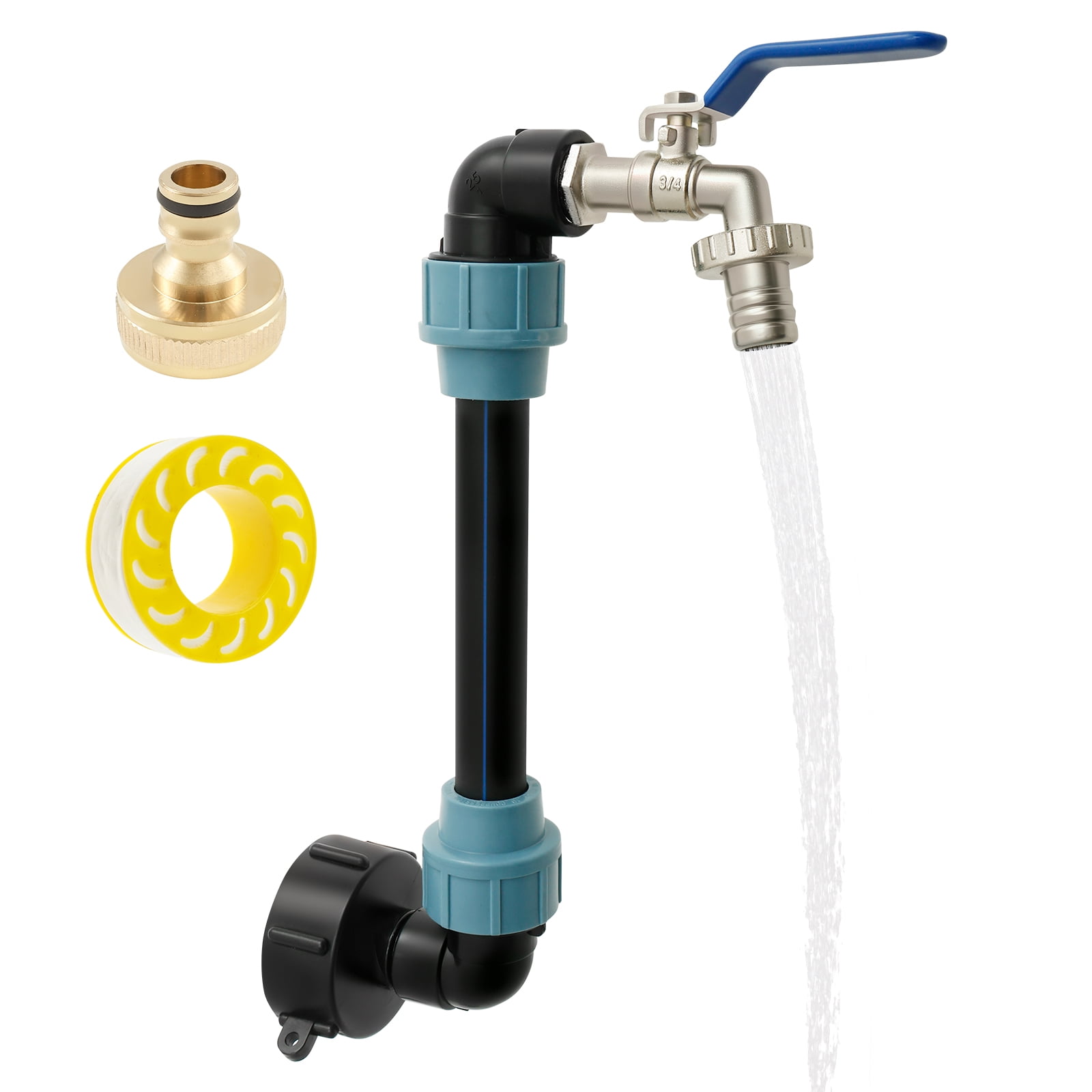 Ikoopy Outlet Tap IBC Adapter Tank Accessories Hose Connection ...