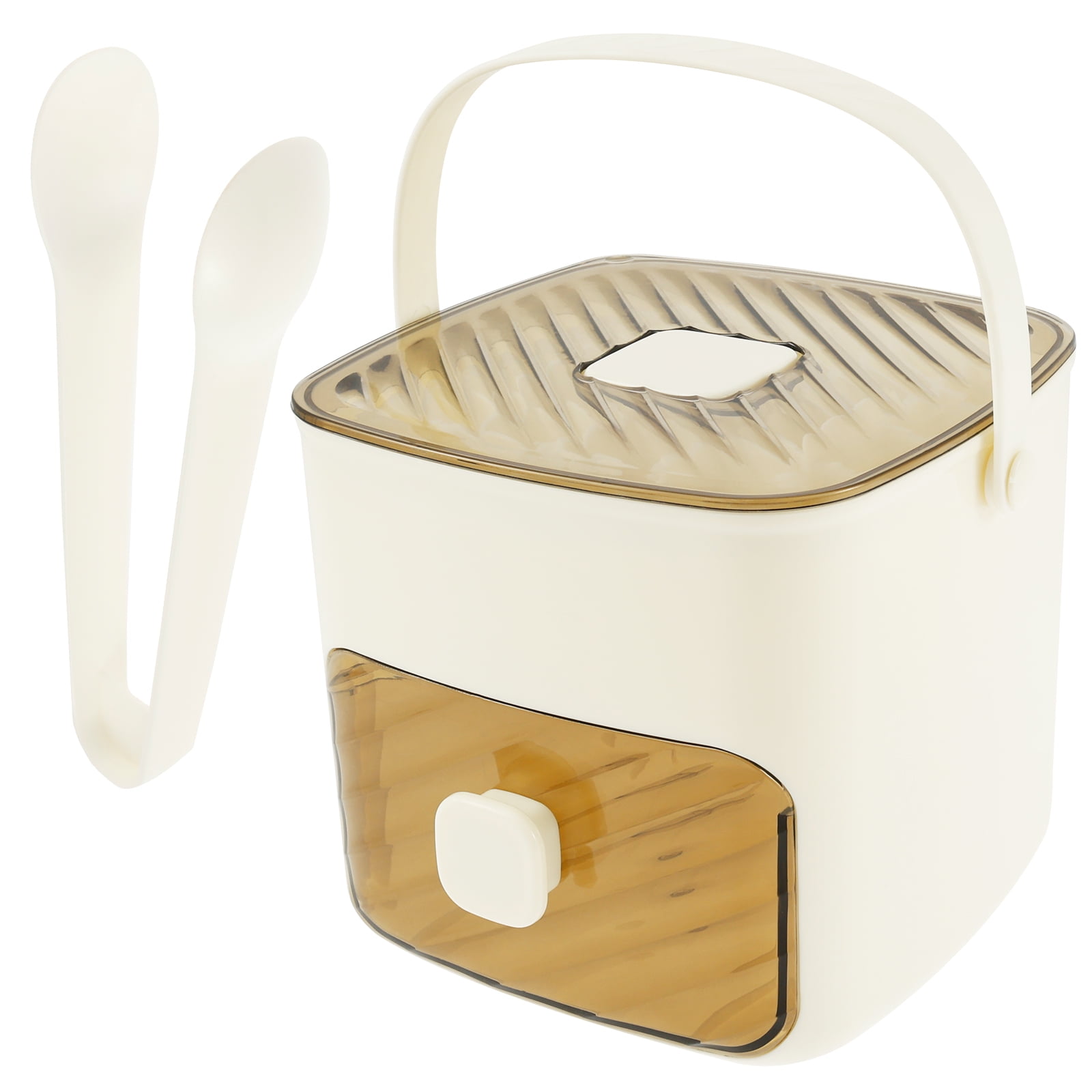 Ikoopy Plastic Portable Ice Bucket for Refrigerator Large Capacity Ice ...