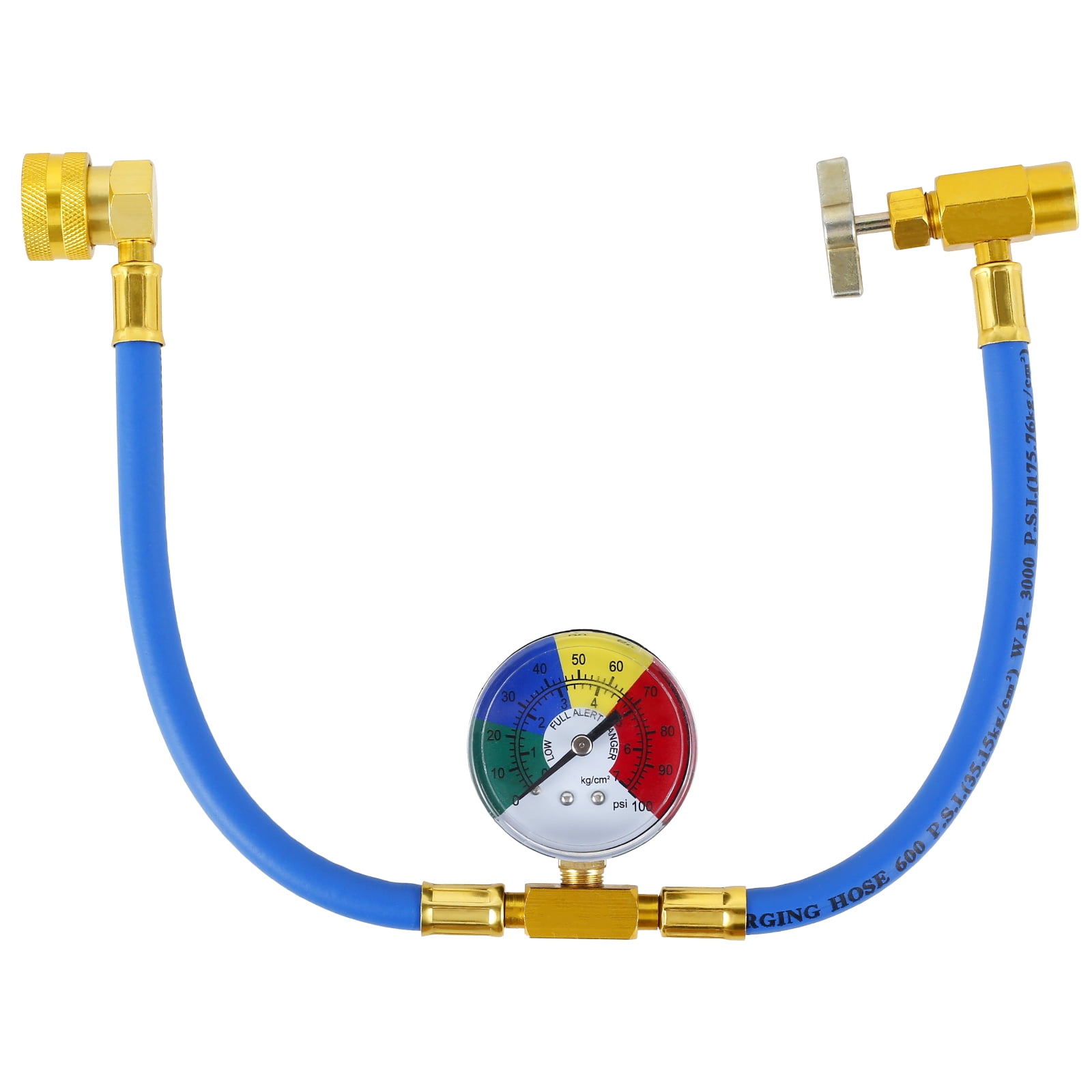 Ikoopy Refrigerant Charge Hose Metal AC Refrigerant Recharge Hose Kit ...