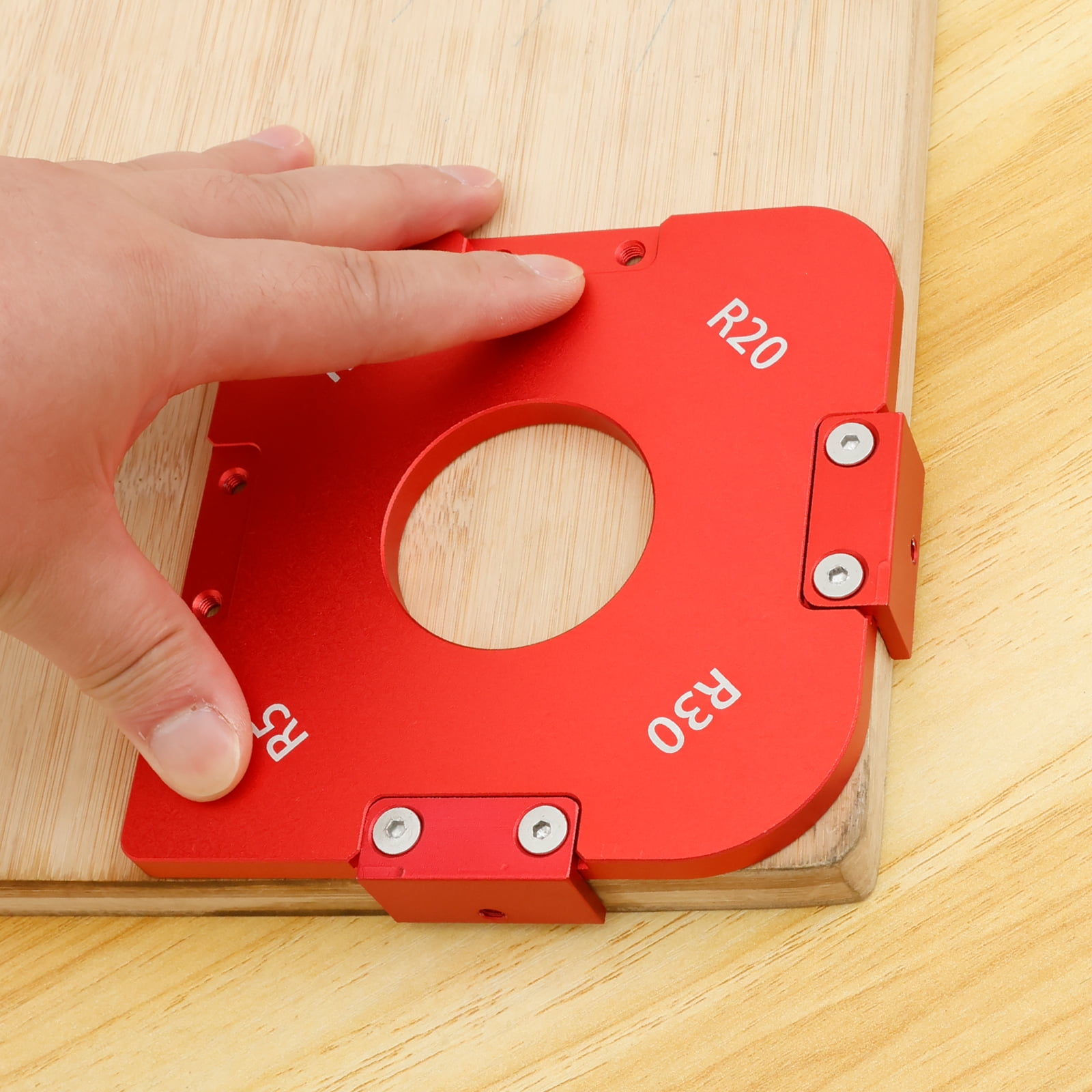 Ikoopy Round Corner Radius Template Aluminum Alloy Radius Jig Router ...