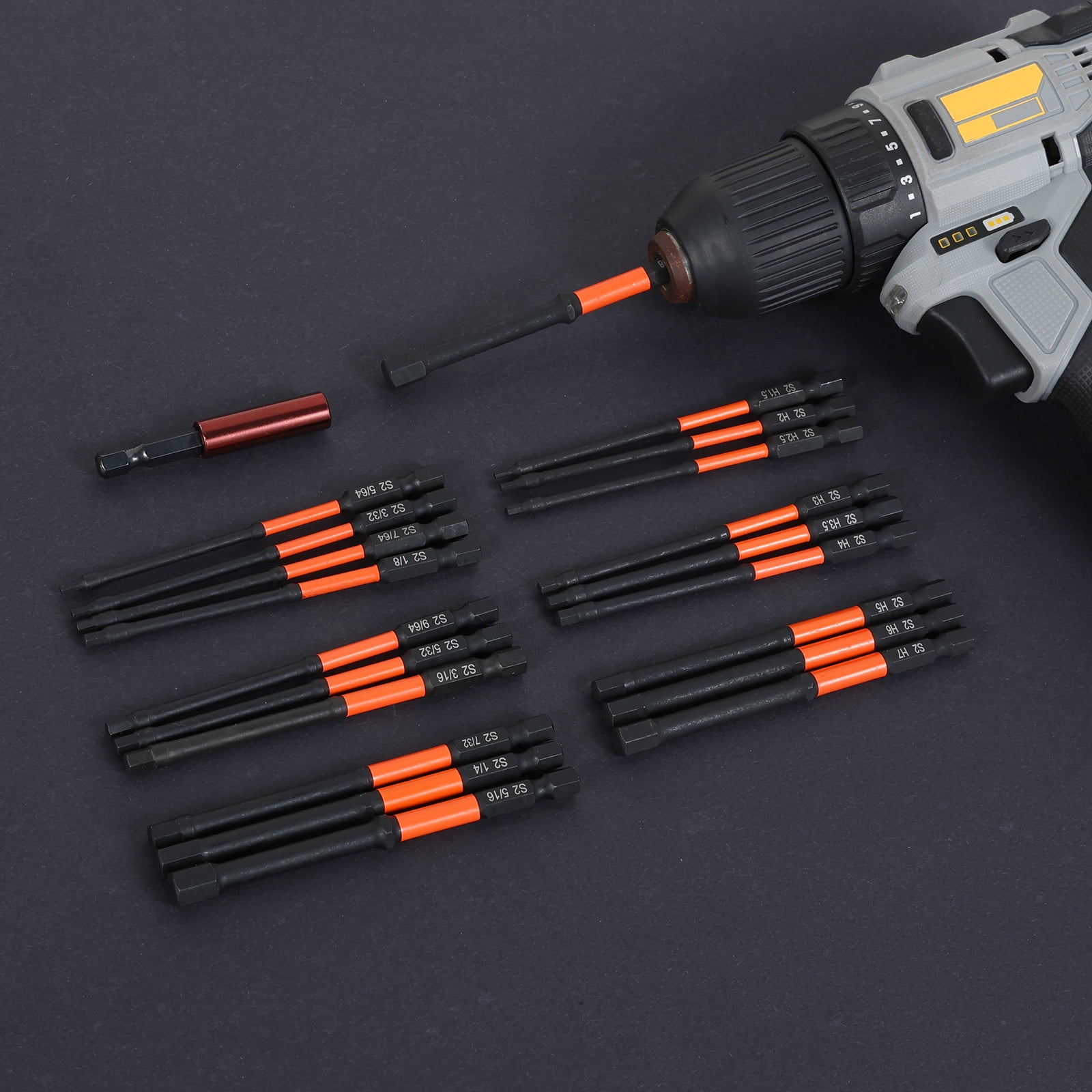 Ikoopy S2 Alloy Steel Allen Wrench Drill Bit Set Efficient Torque ...