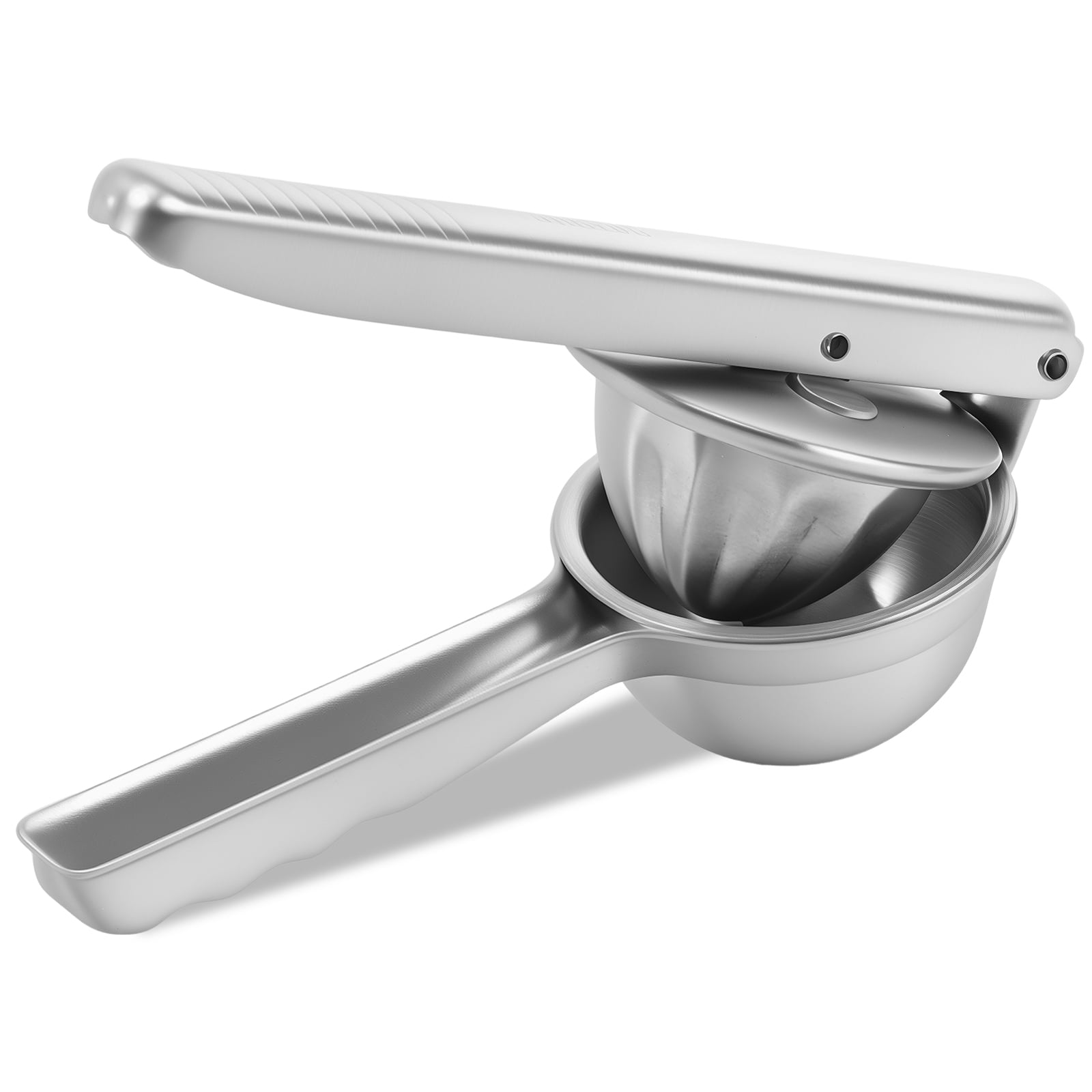 Ikoopy Stainless Steel Lemon Press Squeezer for Lemon Lime Orange Ergonomic Handle Citrus Juicer ...