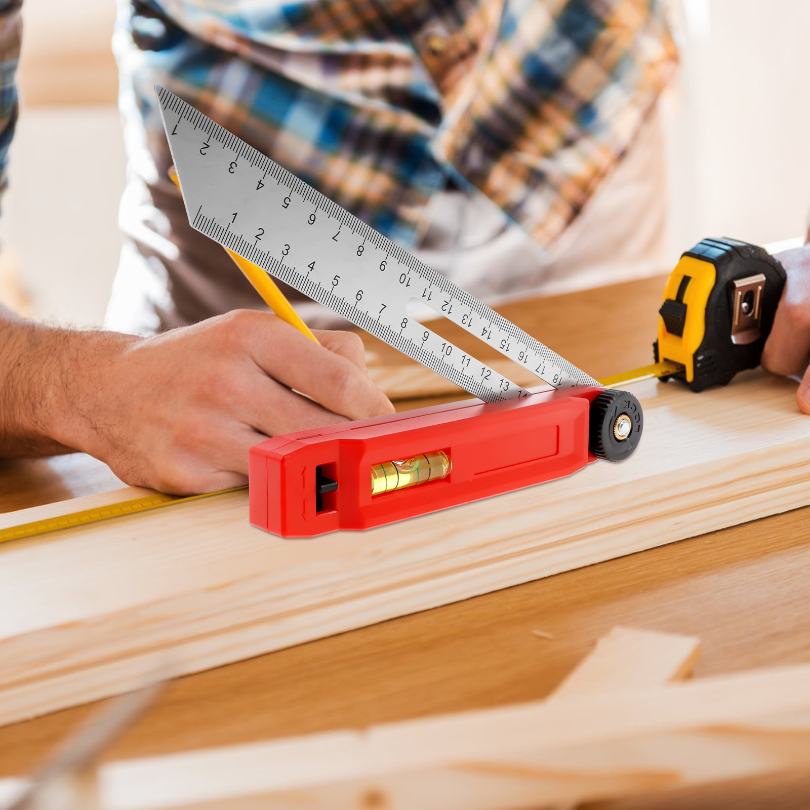 Ikoopy T Bevel Carpenters Angle Finder Adjustable Sliding T Bevel Gauge ...