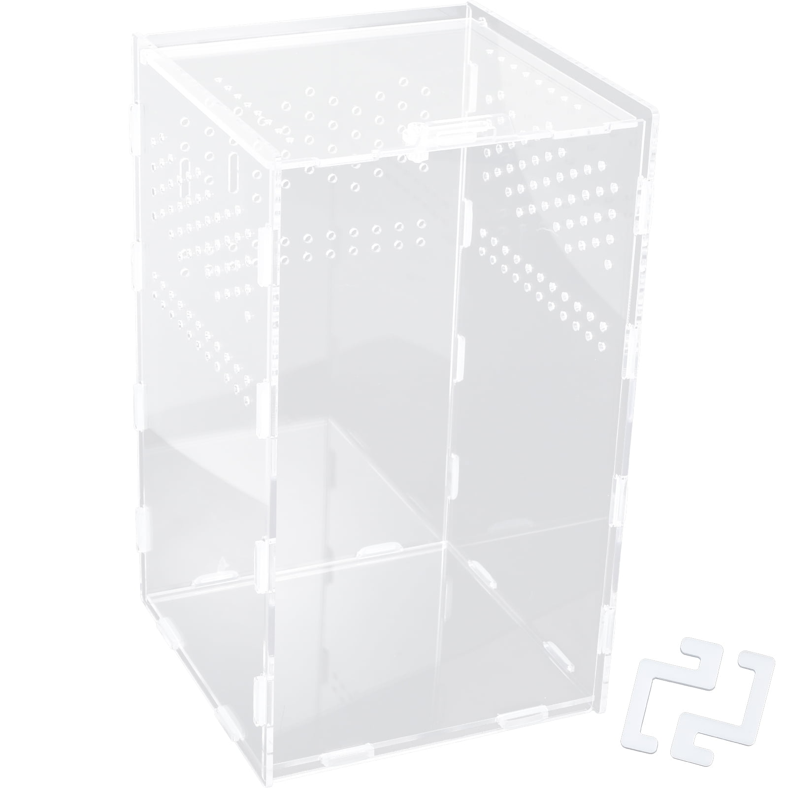 Ikoopy Terrarium Enclosure Acranged Transparent Climbing Pet Feeding ...
