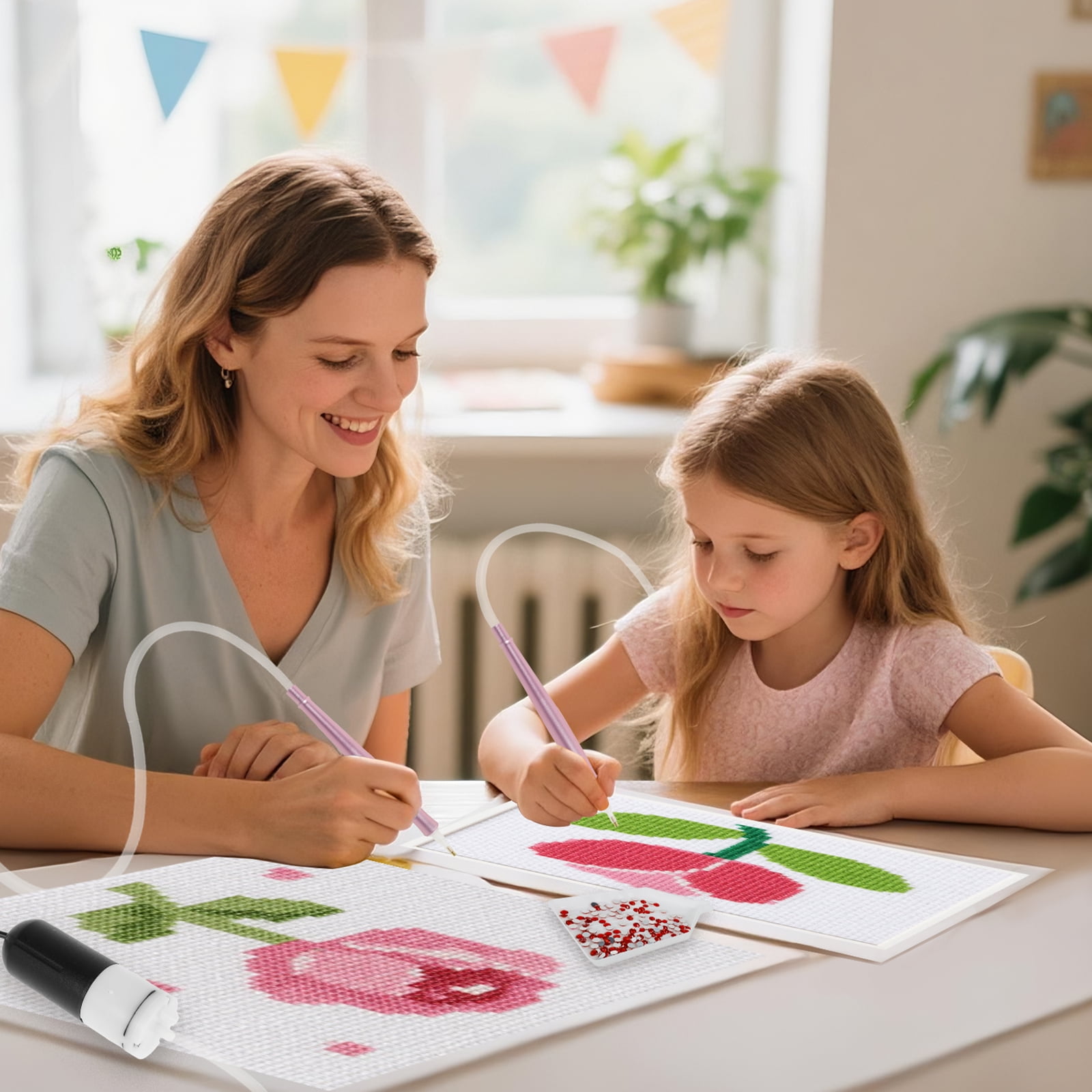 Ikoopy Vacuum Diamond Art Pen Portable Automatic Electric Diamond Dot ...