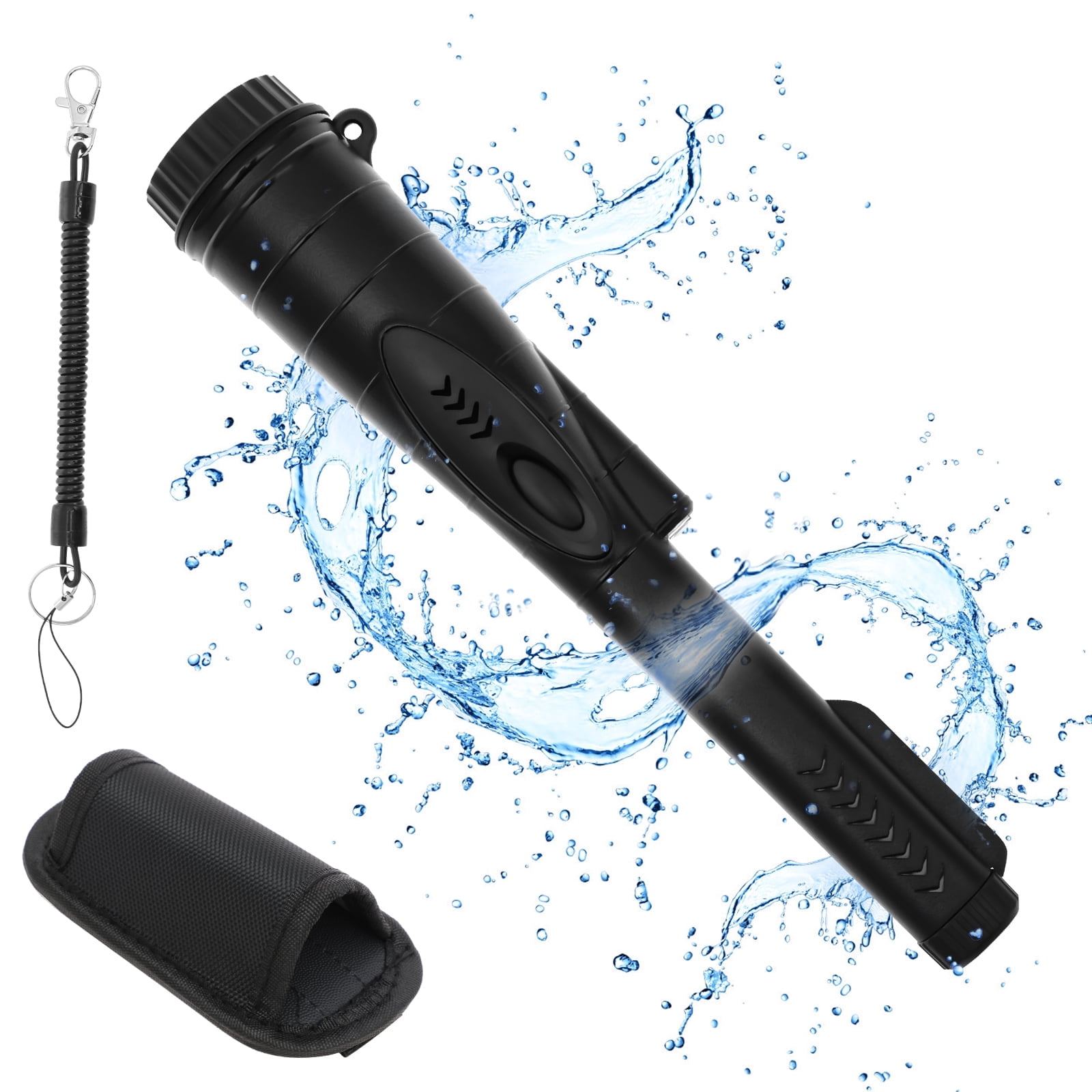 Ikoopy Waterproof Metal Detector with Hanging Storage Bag 360 ...