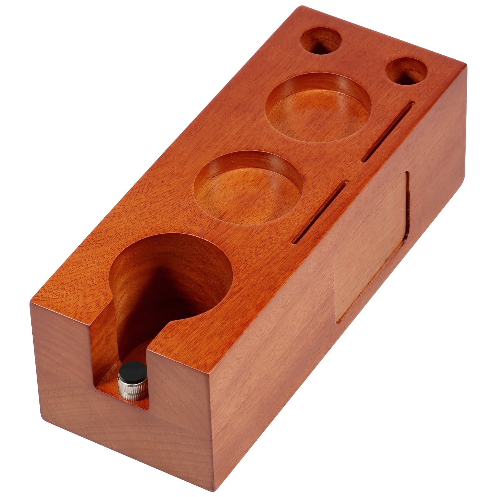 Ikoopy Wood Tamper Station Multipurpose Espresso Tamping Stand ...