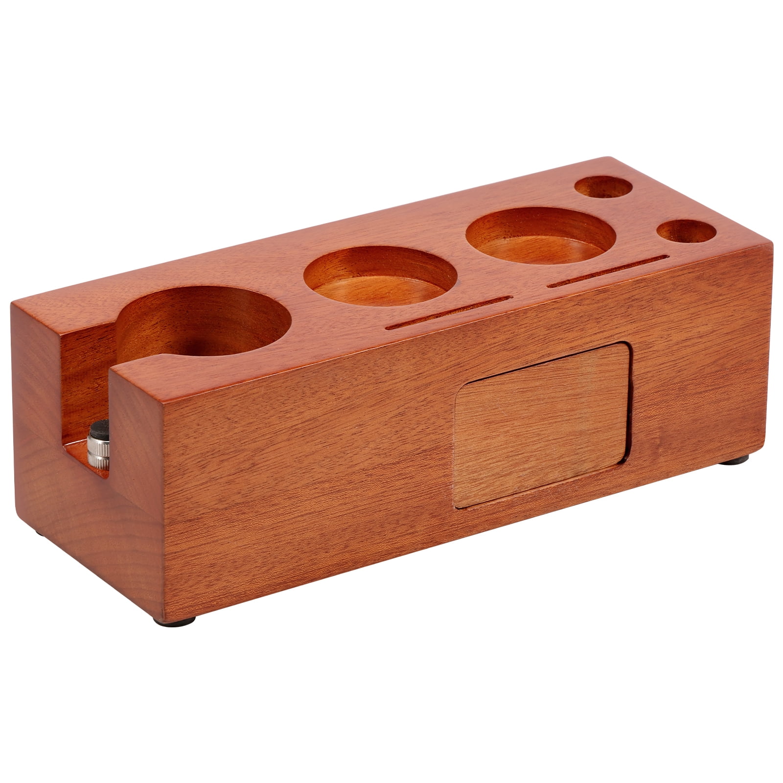 Ikoopy Wood Tamper Station Multipurpose Espresso Tamping Stand ...