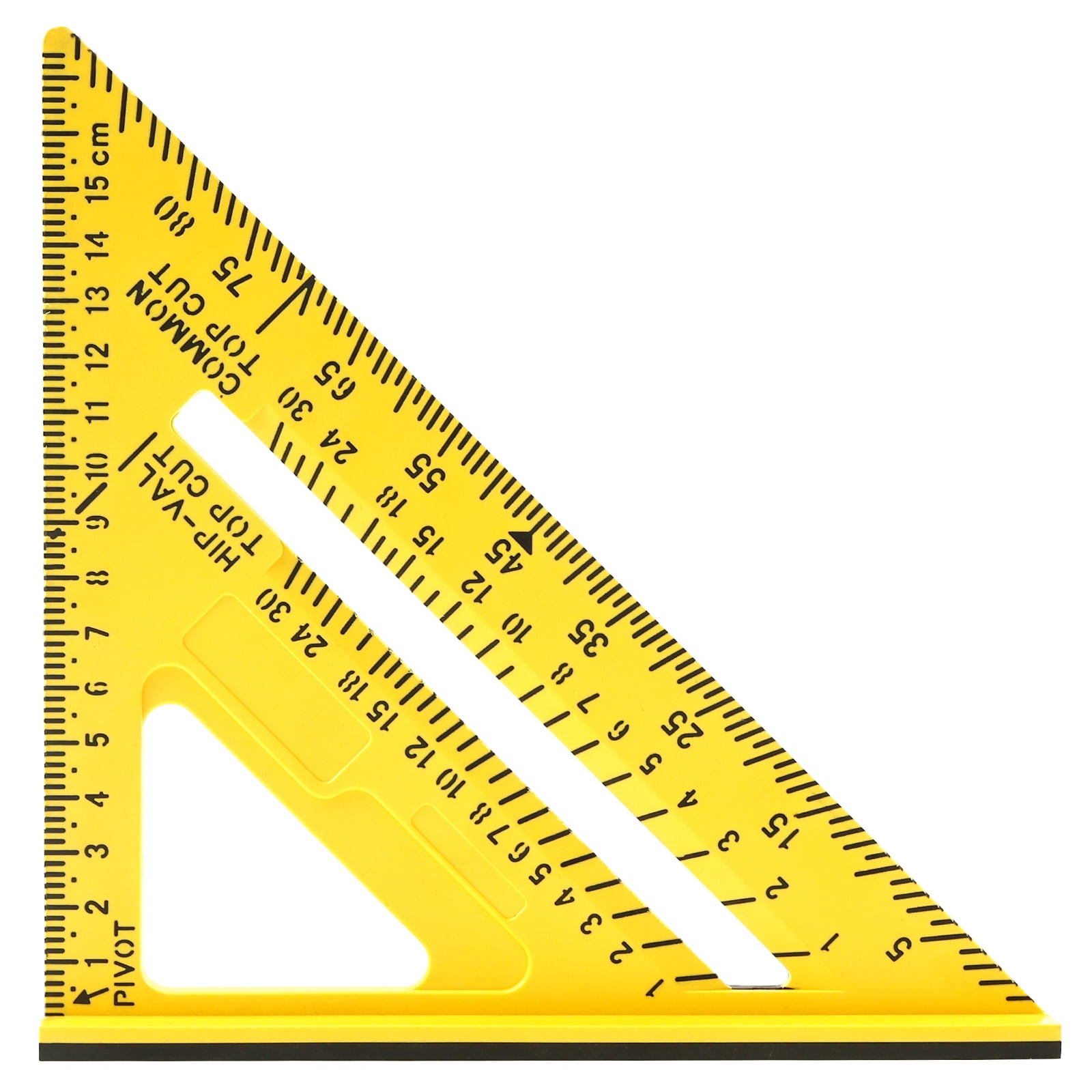 Ikoopy Woodworking Triangle Ruler Plastic Carpenter Square Precision ...