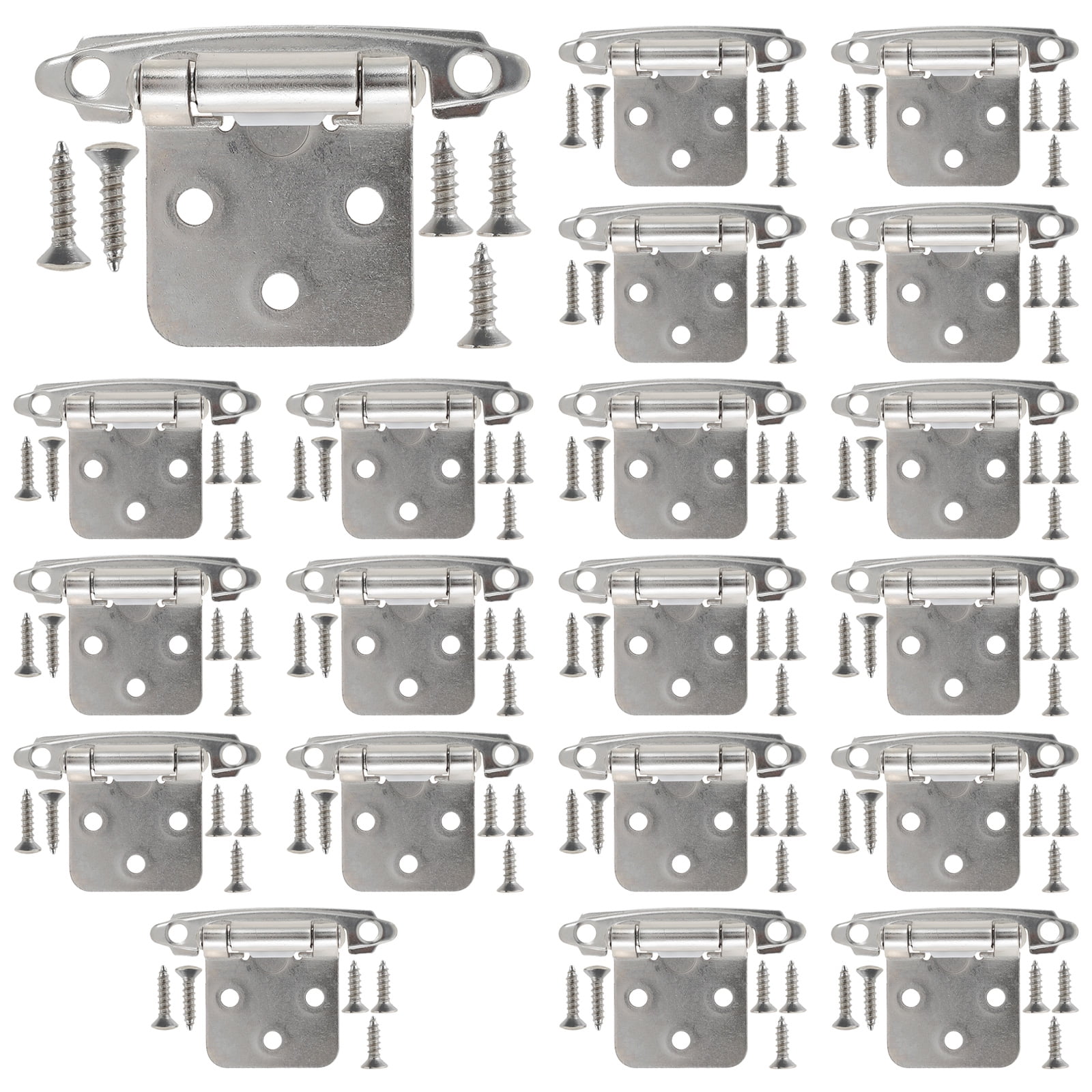 Ikoopy 20Pcs Cabinet Hinges Self Closing Frame Cabinet Hinges Cold ...
