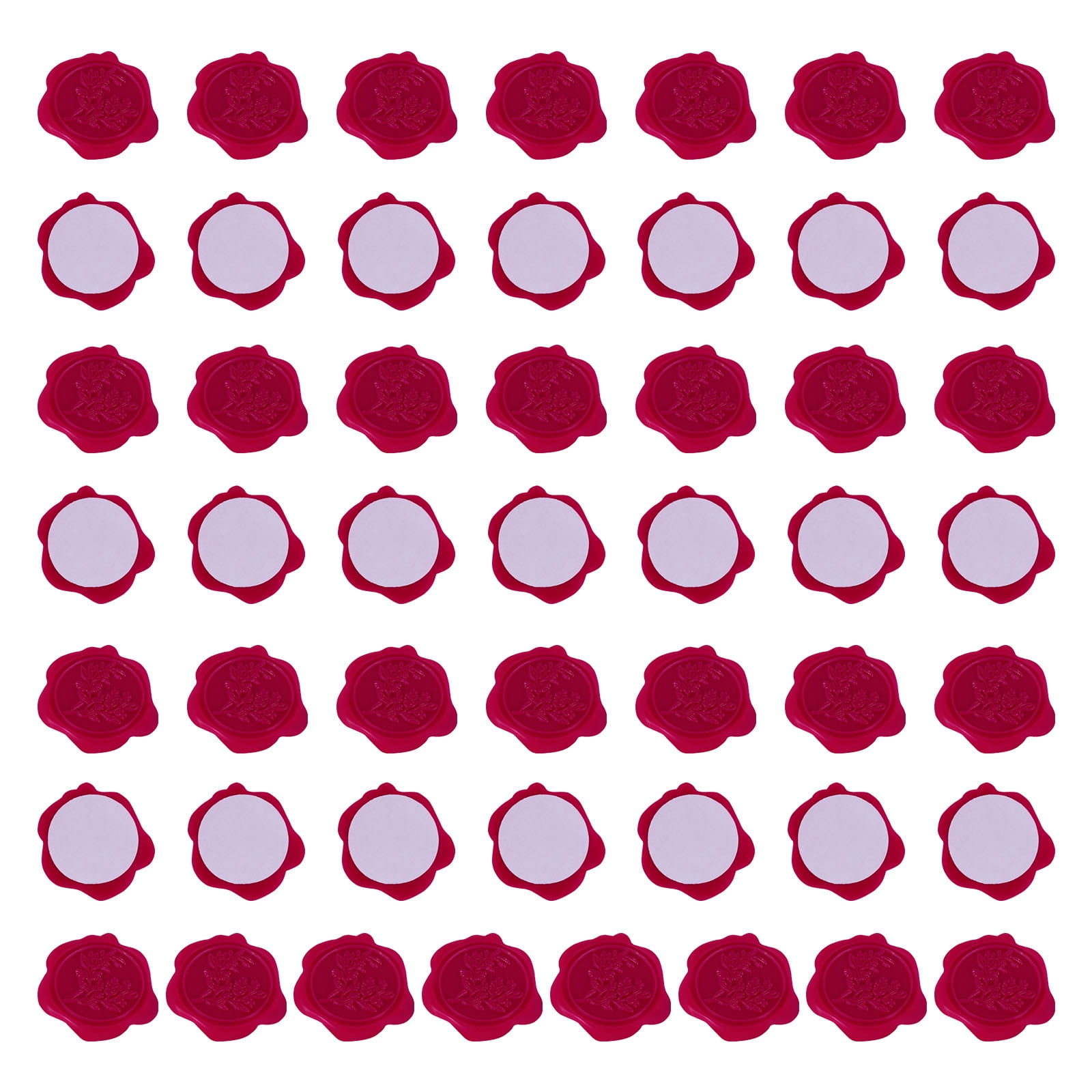 Ikoopy 50Pcs Wax Seal Stickers Self Adhesive Envelope Seal Stickers ...