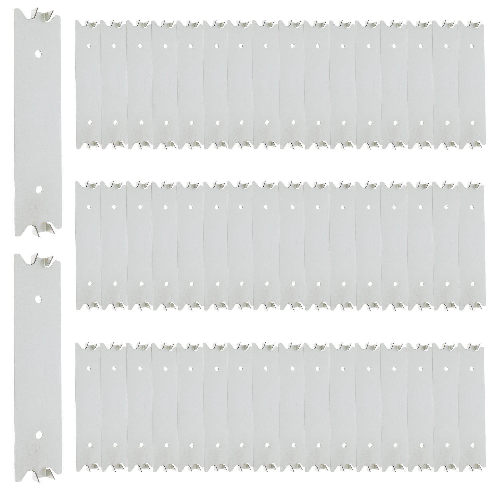 Ikoopy 50Pcs Wood Stud Nail Plate Set 2.5inch 6inch Galvanized Steel ...