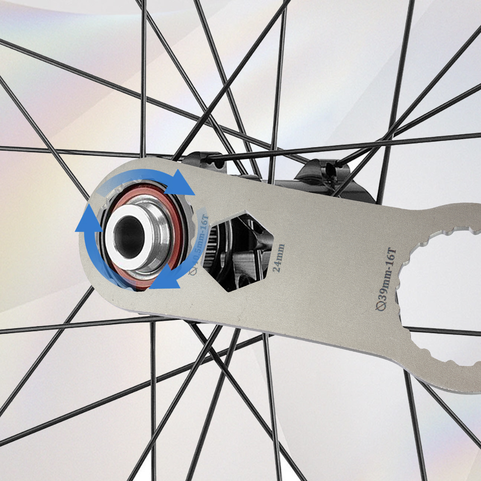 Ikoopy Bicycle Bottom Bracket Wrench Compatible with BB51 BB52 BB70 ...