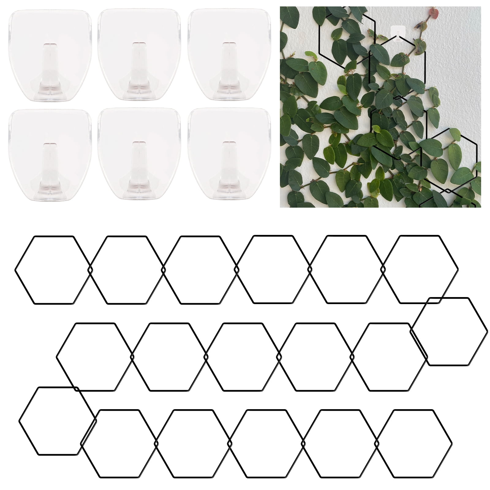 Ikoopy Chain Trellis Waterproof Wall Trellis Decorative Gardening Chain ...