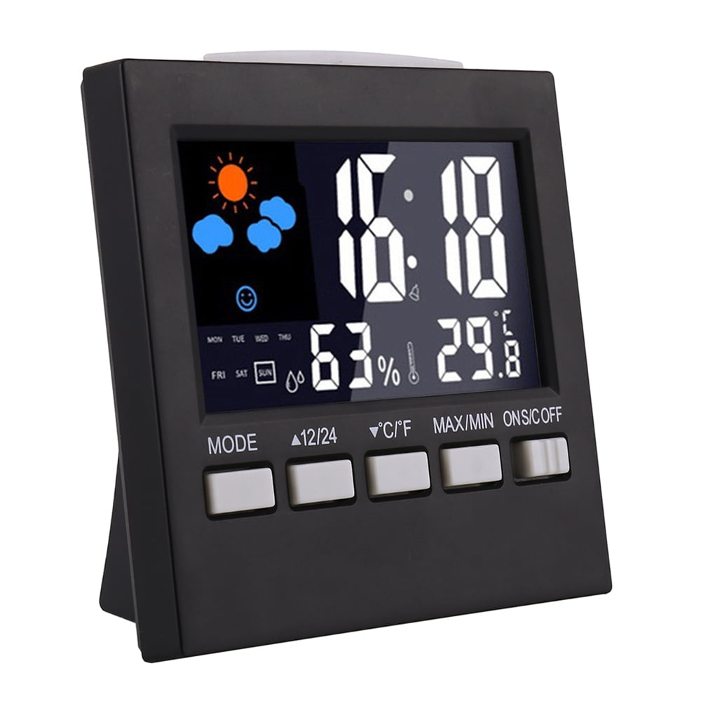 Ikoopy Digital Alarm Clock Battery Operated Desk Clocks with ...