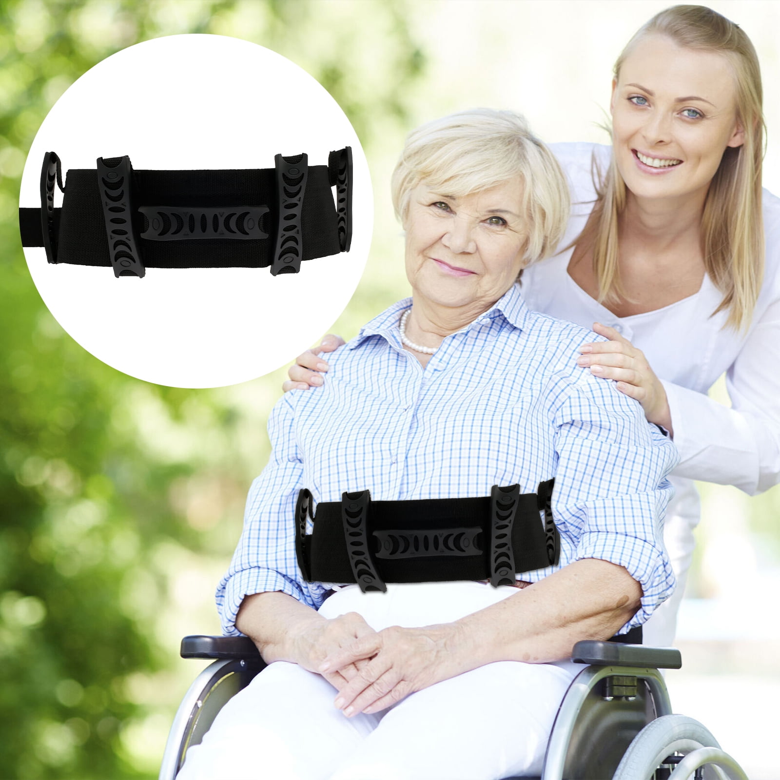 Ikoopy Enduring Gait Belt for Elderly Transfer Lift Belts with Handles ...