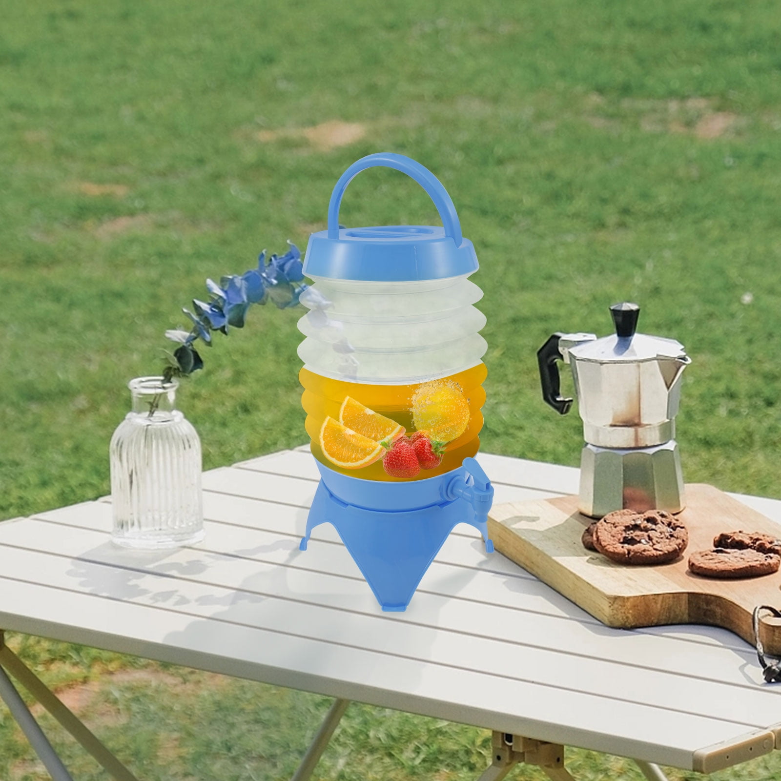 Ikoopy Plastic Water Dispenser with Spigot 9.5L Plastic Beverage ...