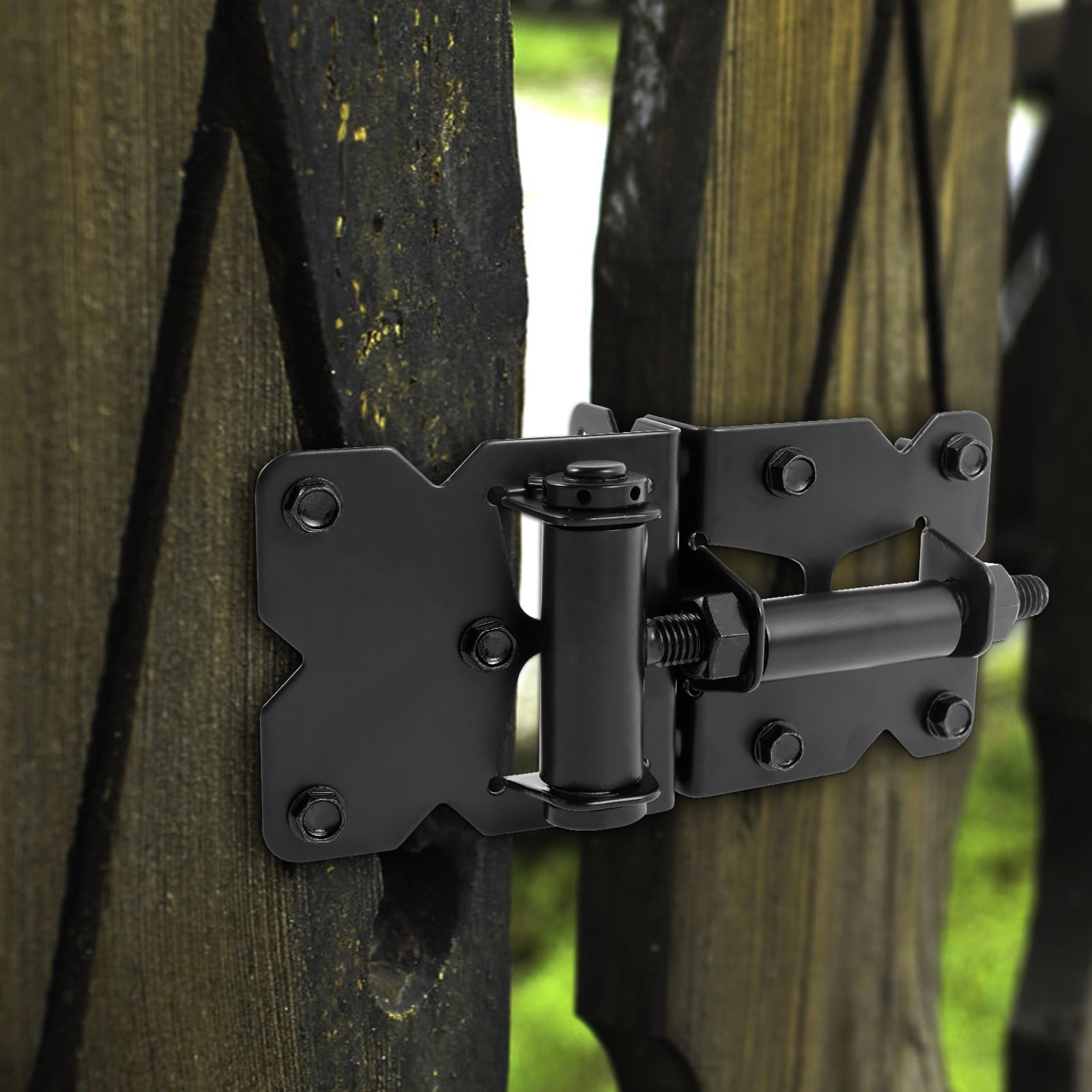 Ikoopy Self Closing Gate Hinge Iron Vinyl Fence Gate Hinge Heavy Duty ...