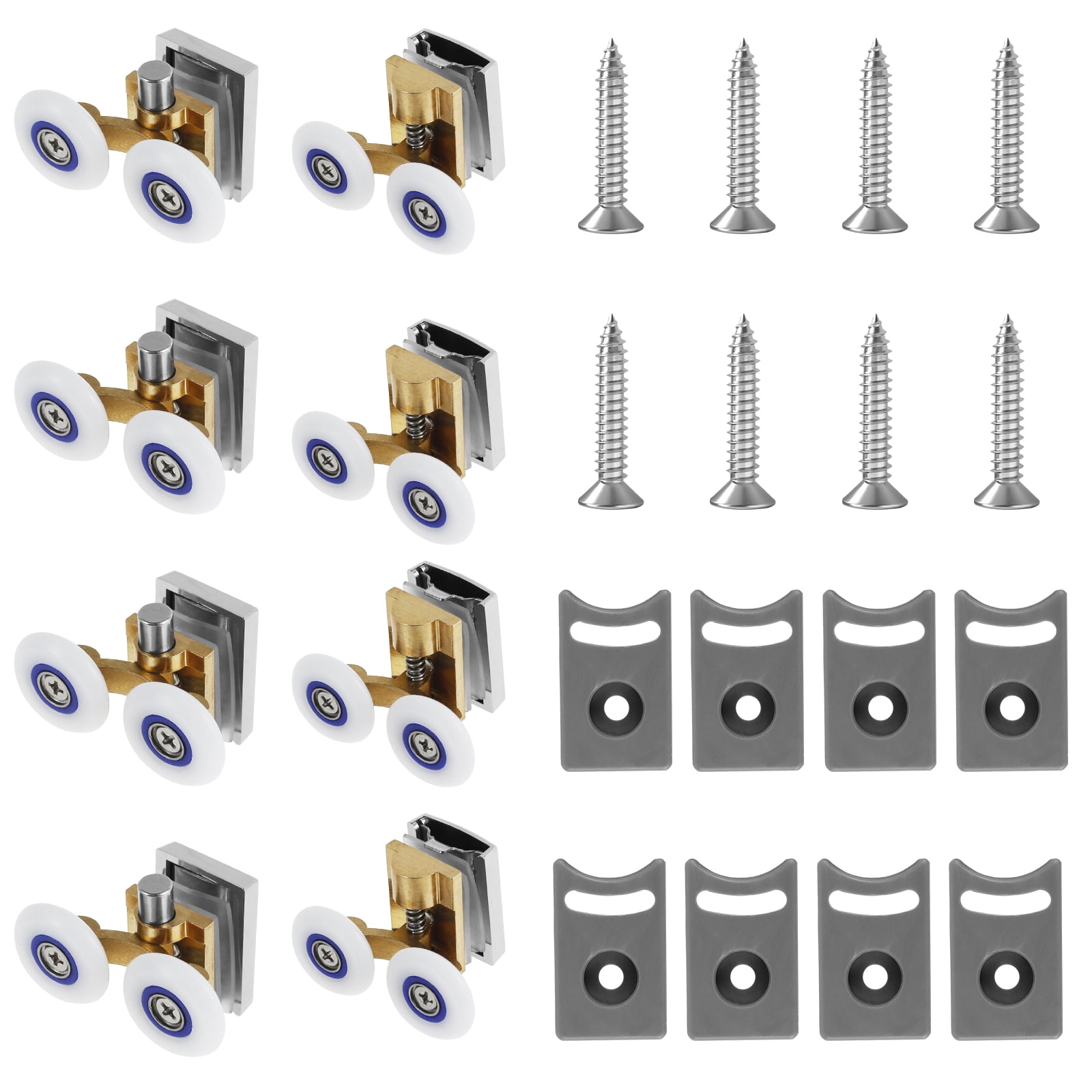 Ikoopy Shower Door Rollers Aluminum Alloy Shower Door Roller Good ...