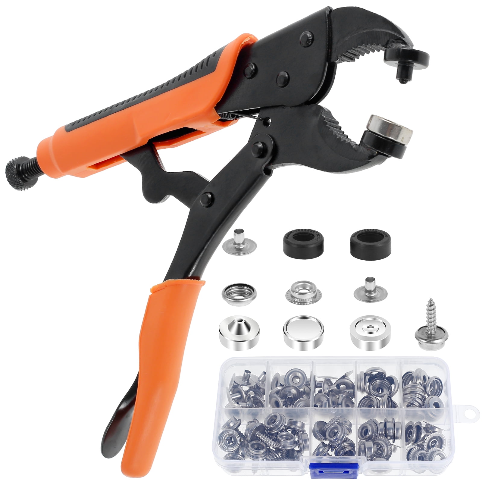Ikoopy Snap Fastener Tool Kit Heavy Duty Snap Setter Tool Set ...