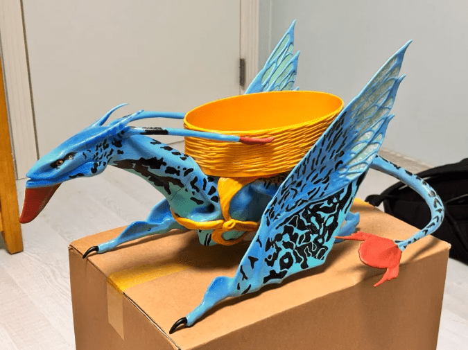 Ikran Knight Popcorn Bucket-Fire & Ash Popcorn - Walmart.com