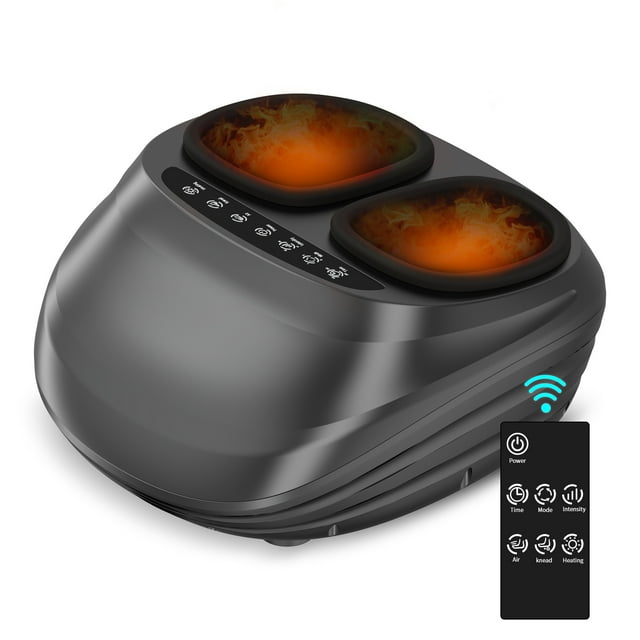 Ikristin Foot Massager Machine With Heat And Remote Shiatsu Deep Kneading Compression Multi