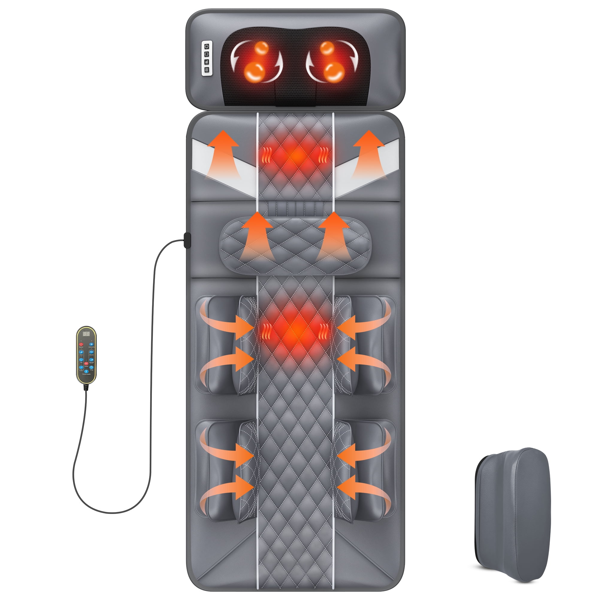 Ikristin Full Body Massage Mat with 3D Airbags Stretching, Back ...