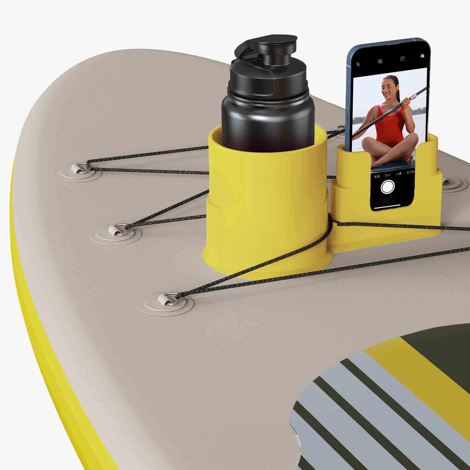 Ikristin Paddle Board and Kayak Drink Holder, SUP Accessories Phone ...