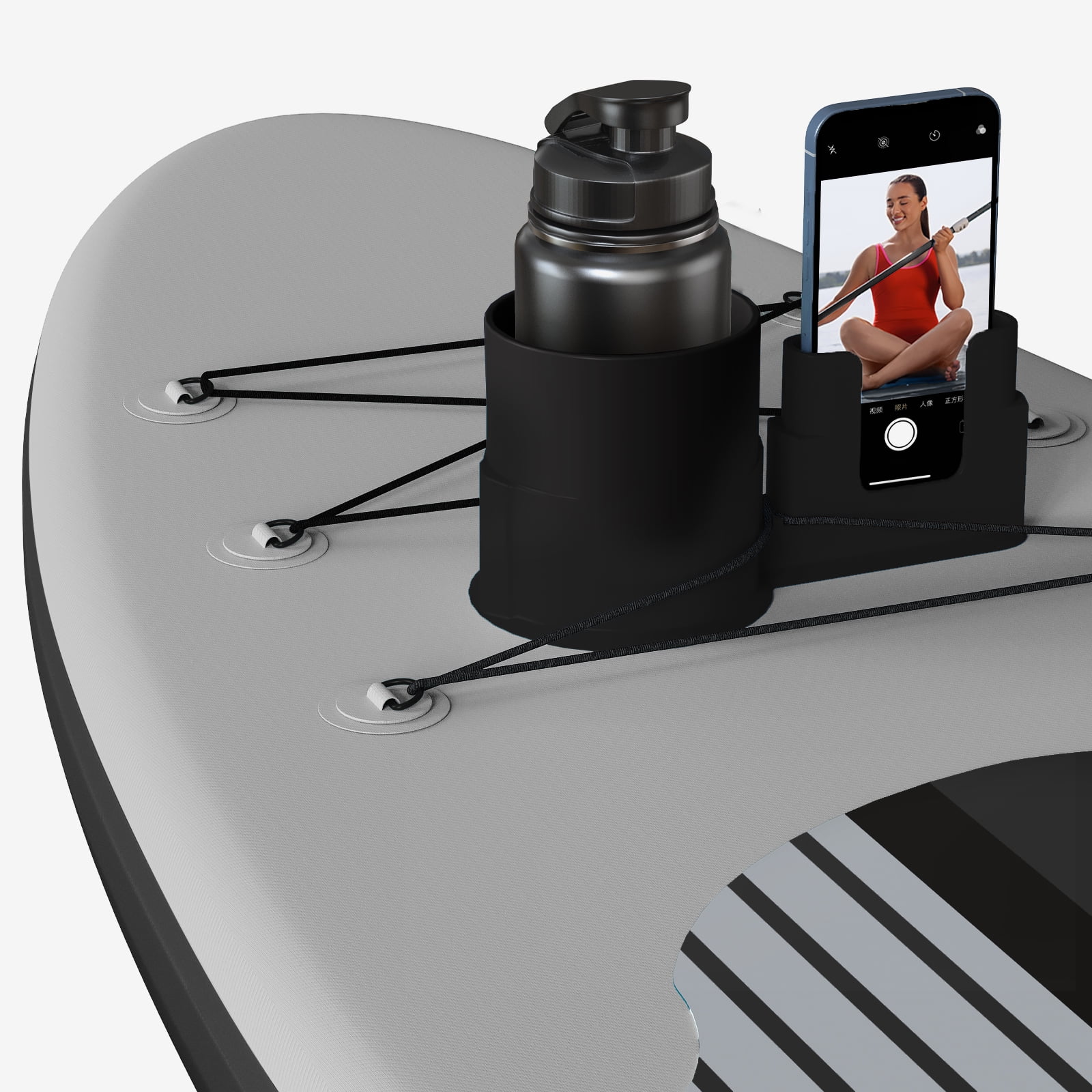 Ikristin Paddle Board and Kayak Drink Holder, SUP Accessories Phone ...